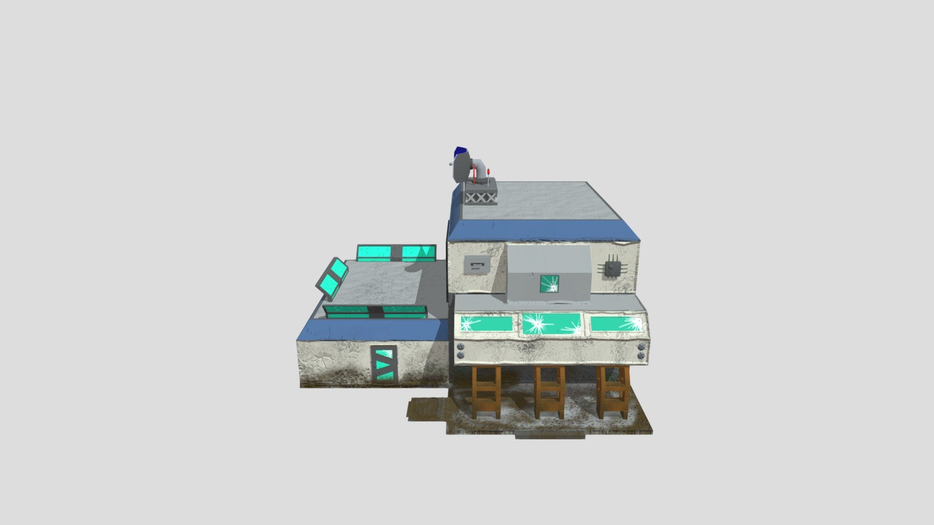 Planet Dekus House Prefab 2 - 3D model by jawn.nebula4 [087e596 ...