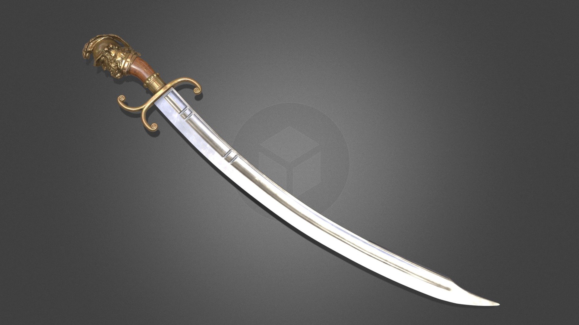 Renaissance Falchion (sword) - Download Free 3D model by leeeck ...