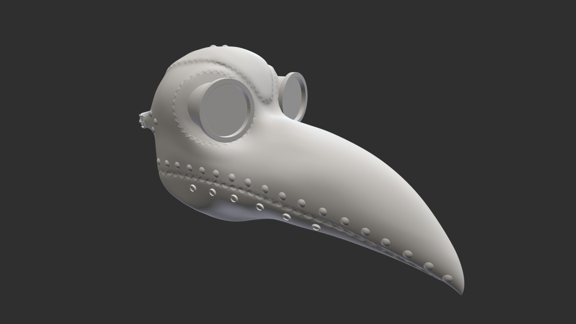 Plague Mask Sculpting - Download Free 3D model by juliaauler [087f54b ...