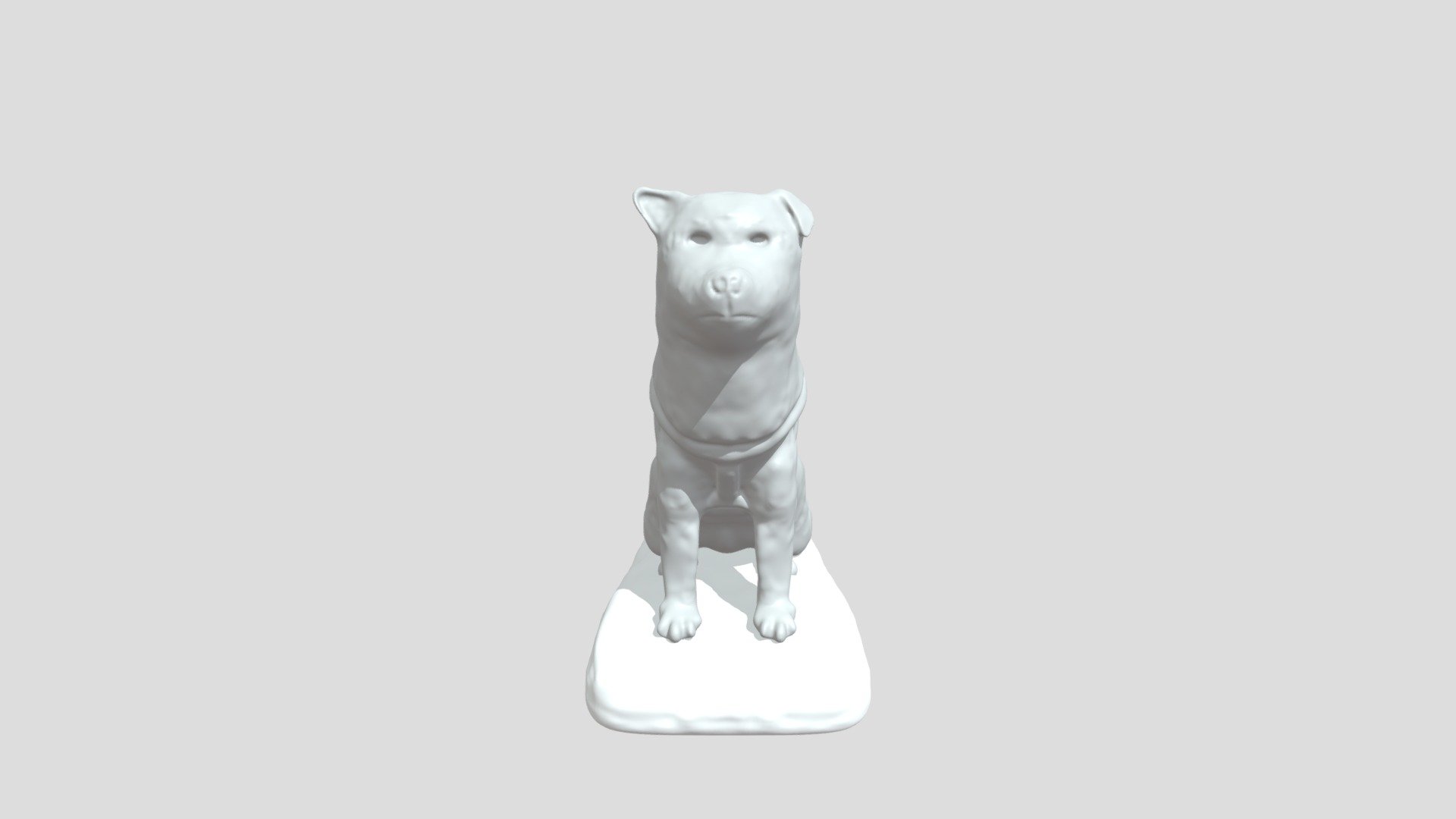 Hachiko Statue Sculpt - 3D model by Dennisa Angelica (@dennisaangelica ...
