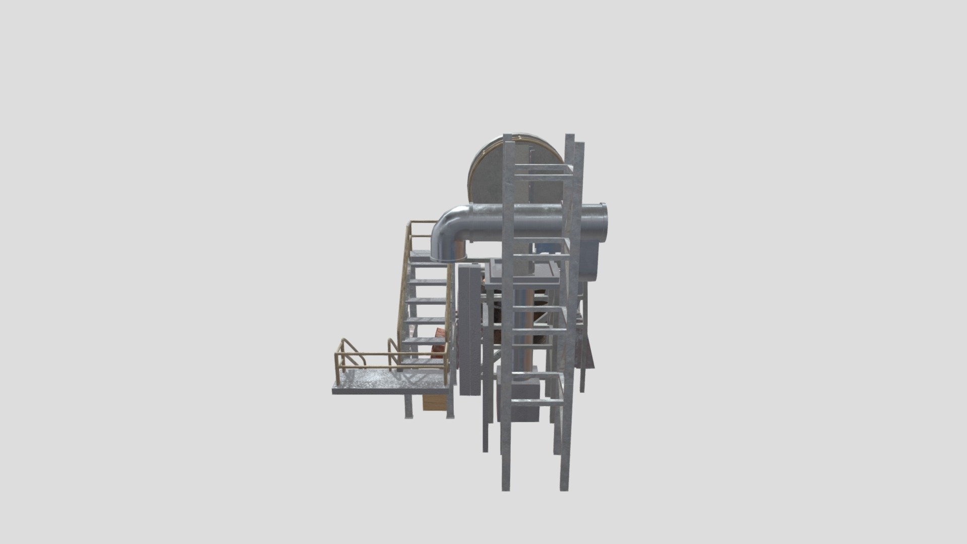 Industrial structure - 3D model by Armix [08803fc] - Sketchfab