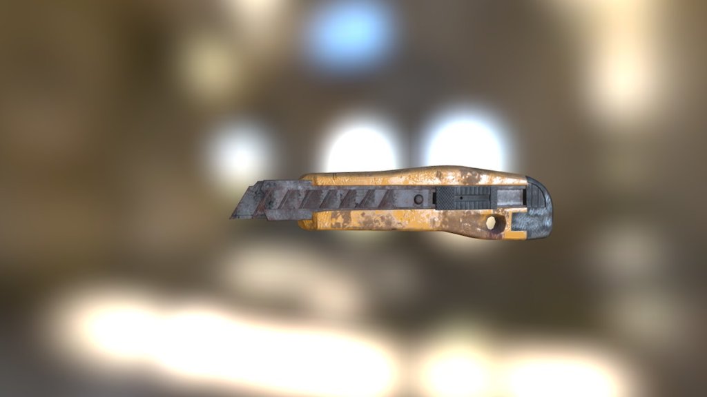 Dirty Box Cutter Animated - 3D model by MetalMonkey [0880445] - Sketchfab