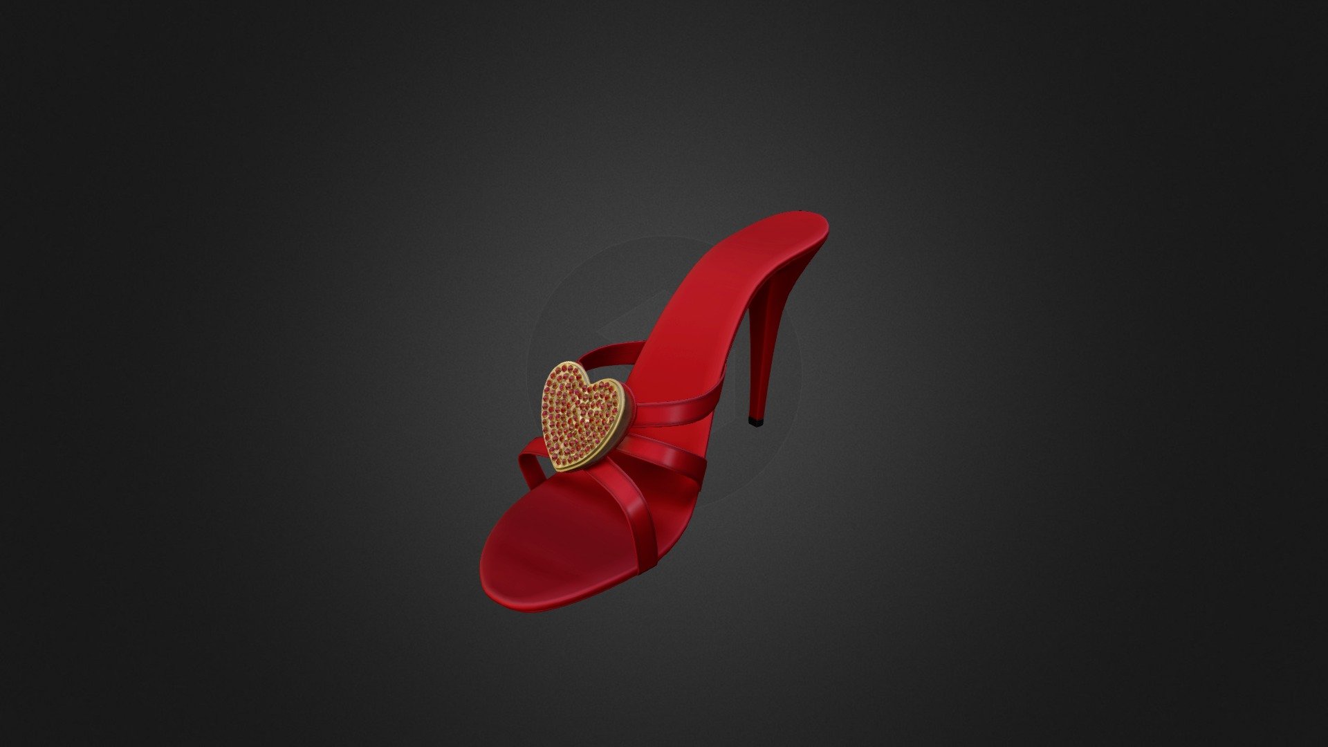 red-heart-valentine's-day-shoes_1 final - 3D model by roundpx [08808d3 ...