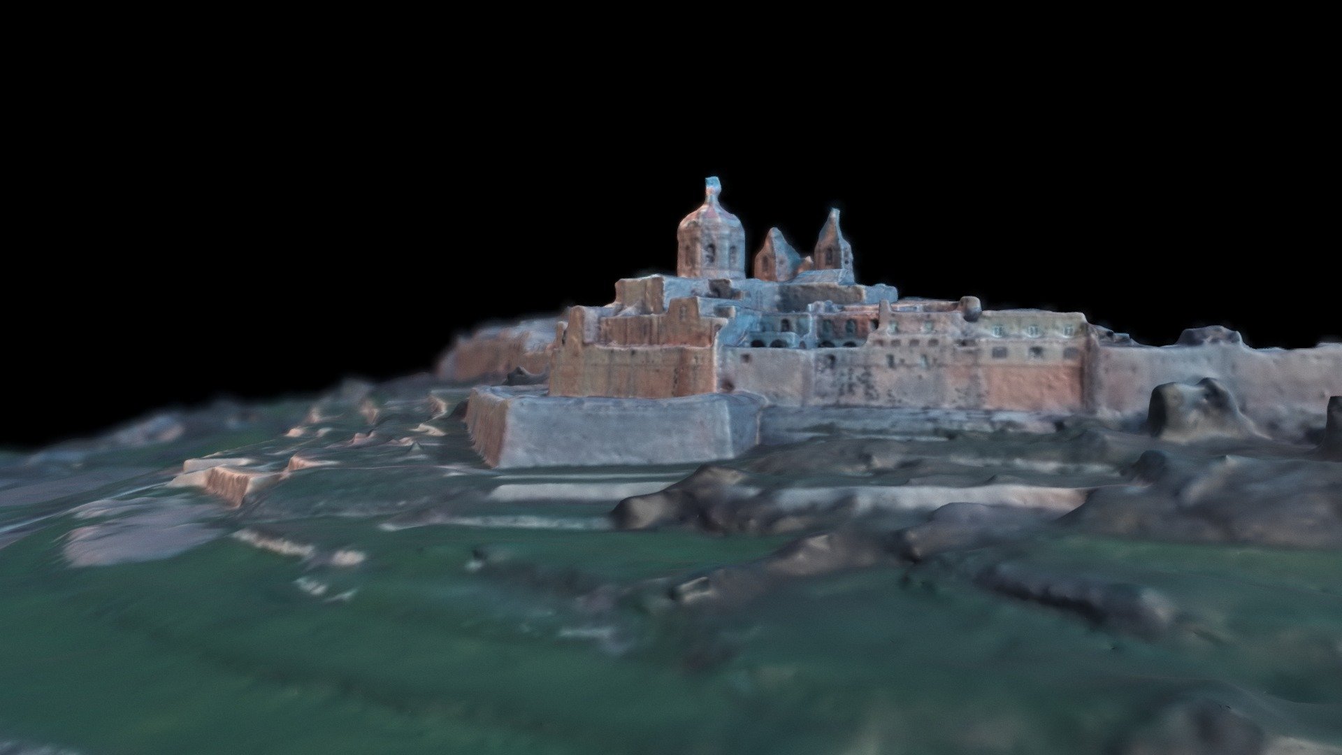 Northeast section of Mdina, Malta (Draft) - Download Free 3D model by ...