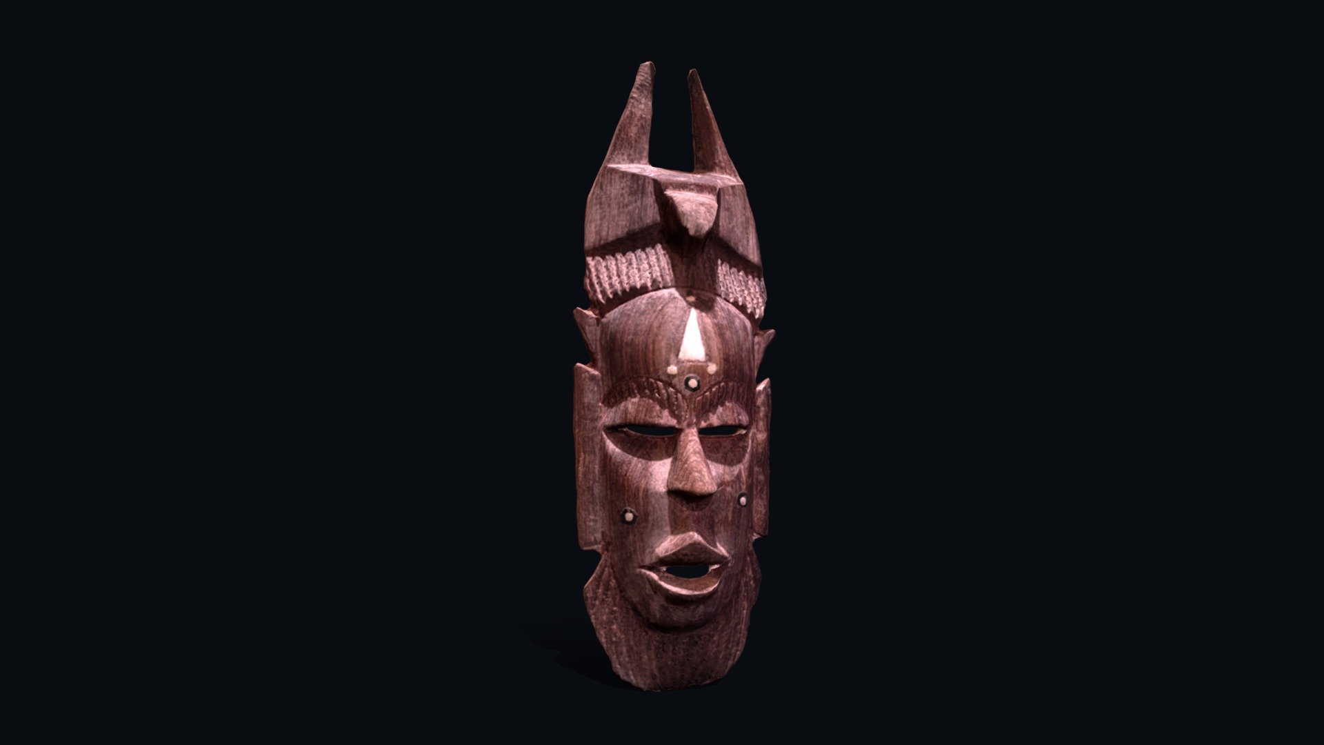 Senegal Hand Carved Mask - Download Free 3D model by Goyo El Búho ...