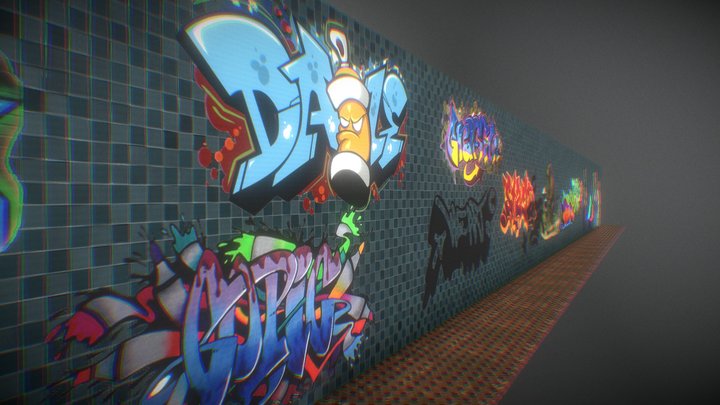Graffiti 3D models - Sketchfab