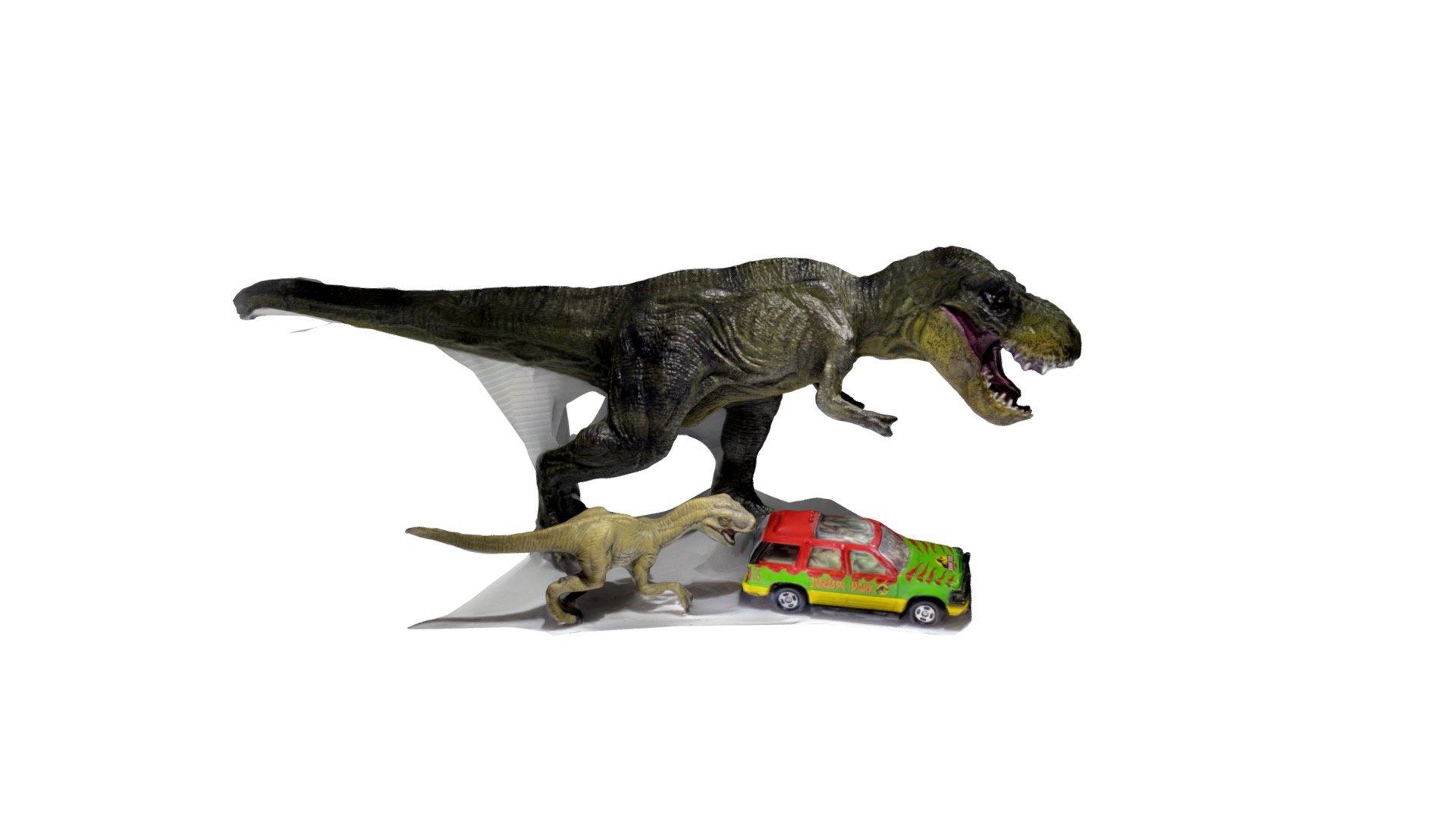 T Rex Velociraptor Jurassic Park Car Download Free 3d Model By Mr Mushi Mrmushi 0882e7e