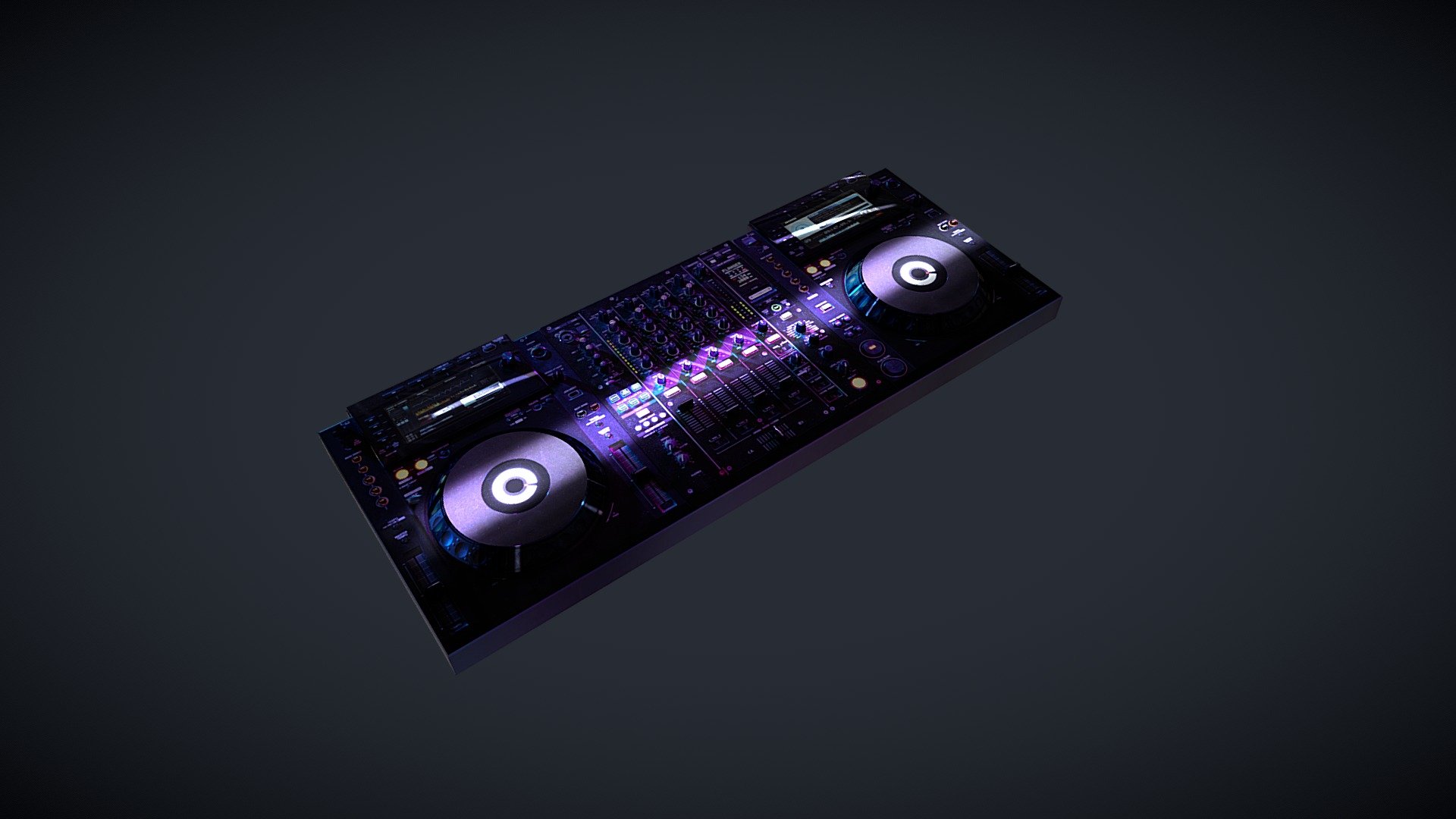 dj_turntable_FBX - 3D model by 3polies [0883673] - Sketchfab