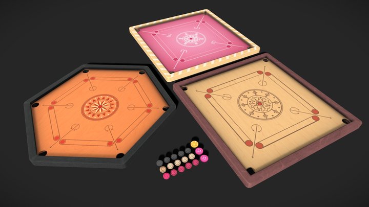 Carrom 3D models - Sketchfab