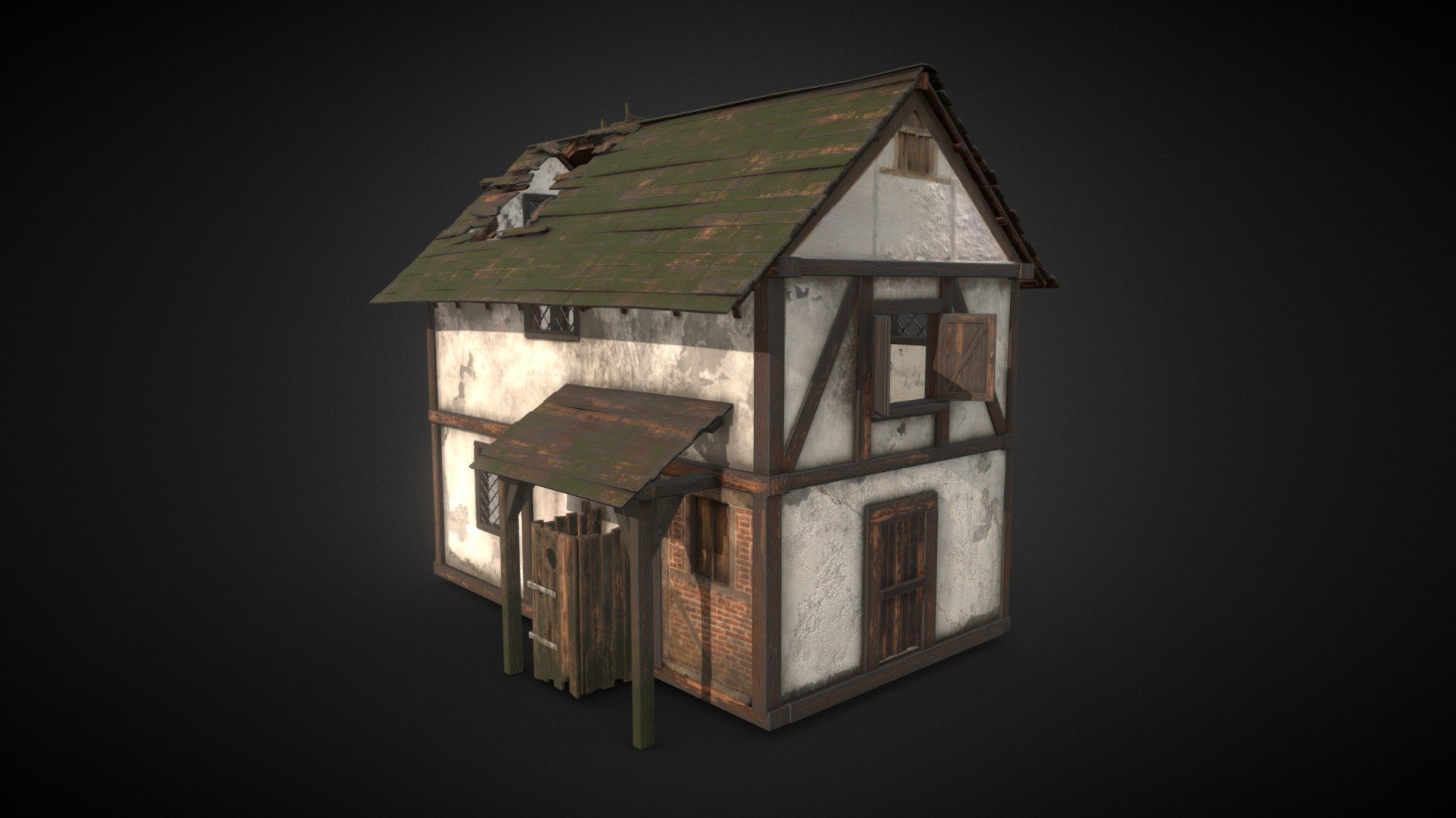 Old House - 3D model by gauravramteke [088502e] - Sketchfab