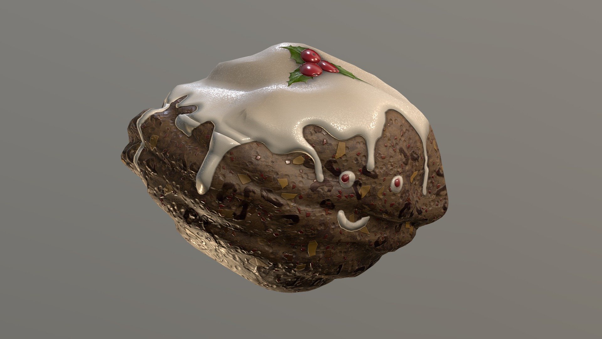 Festive Pudding Rock - Download Free 3D model by Liam Moffitt (@divadan ...