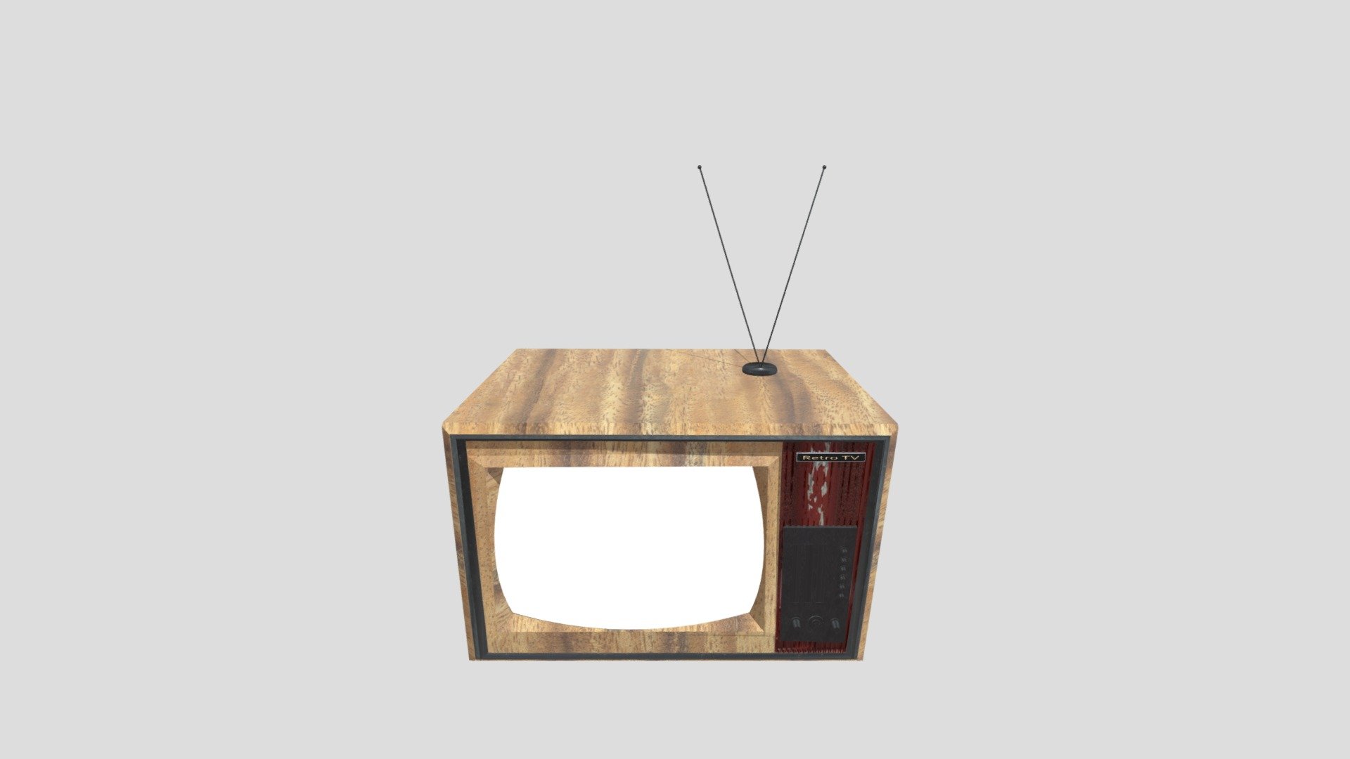 Retro TV - Download Free 3D model by JuniorTech [08859c2] - Sketchfab