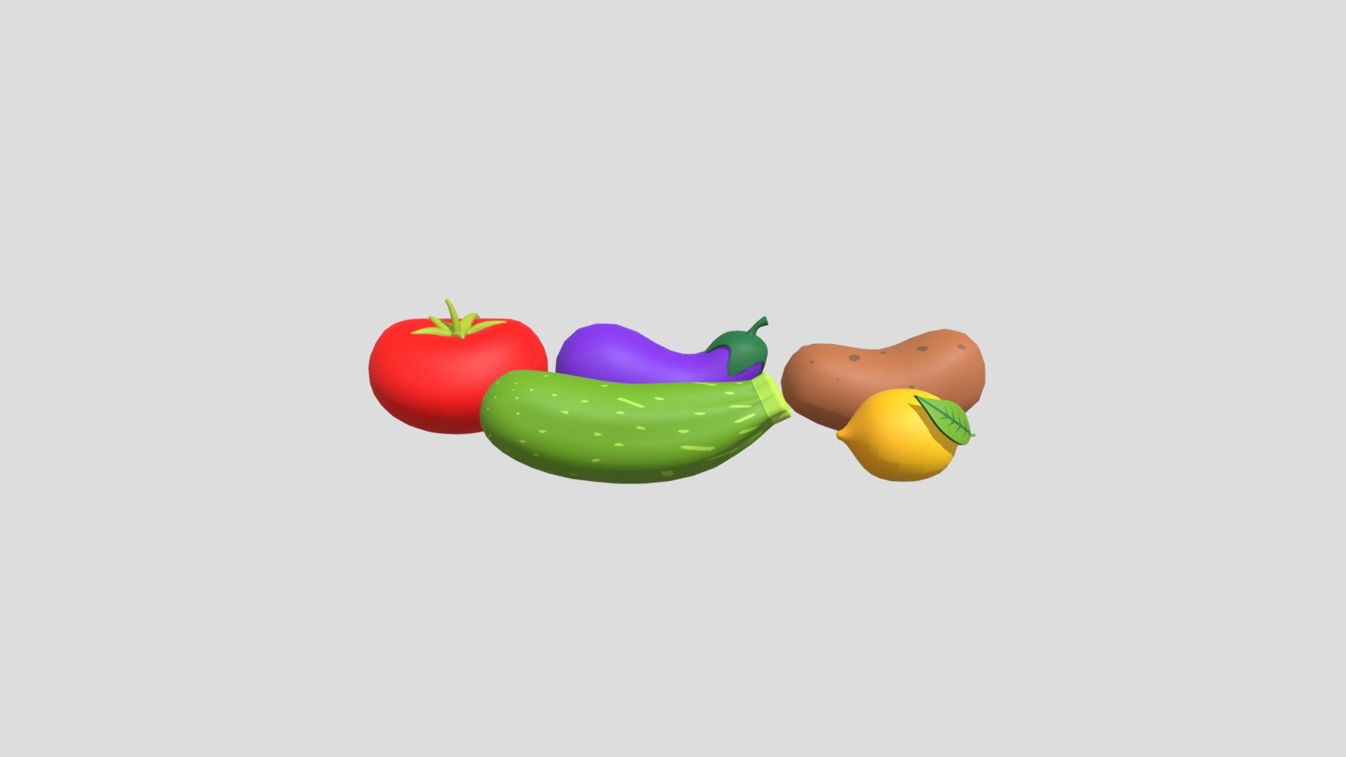 vegetables - 3D model by aaaslinarin [0887270] - Sketchfab