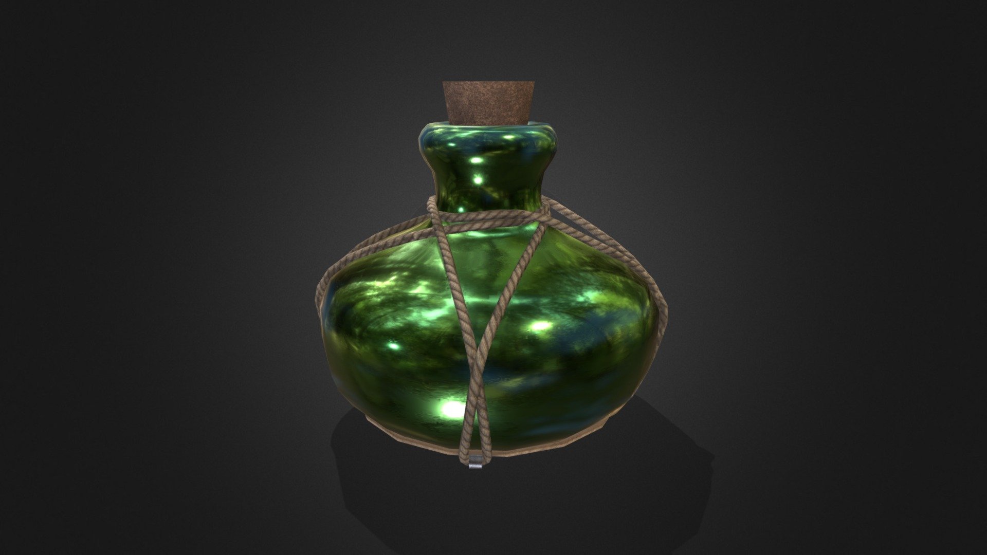 Simple bottle - Download Free 3D model by FunWithBlender (@HolmH ...