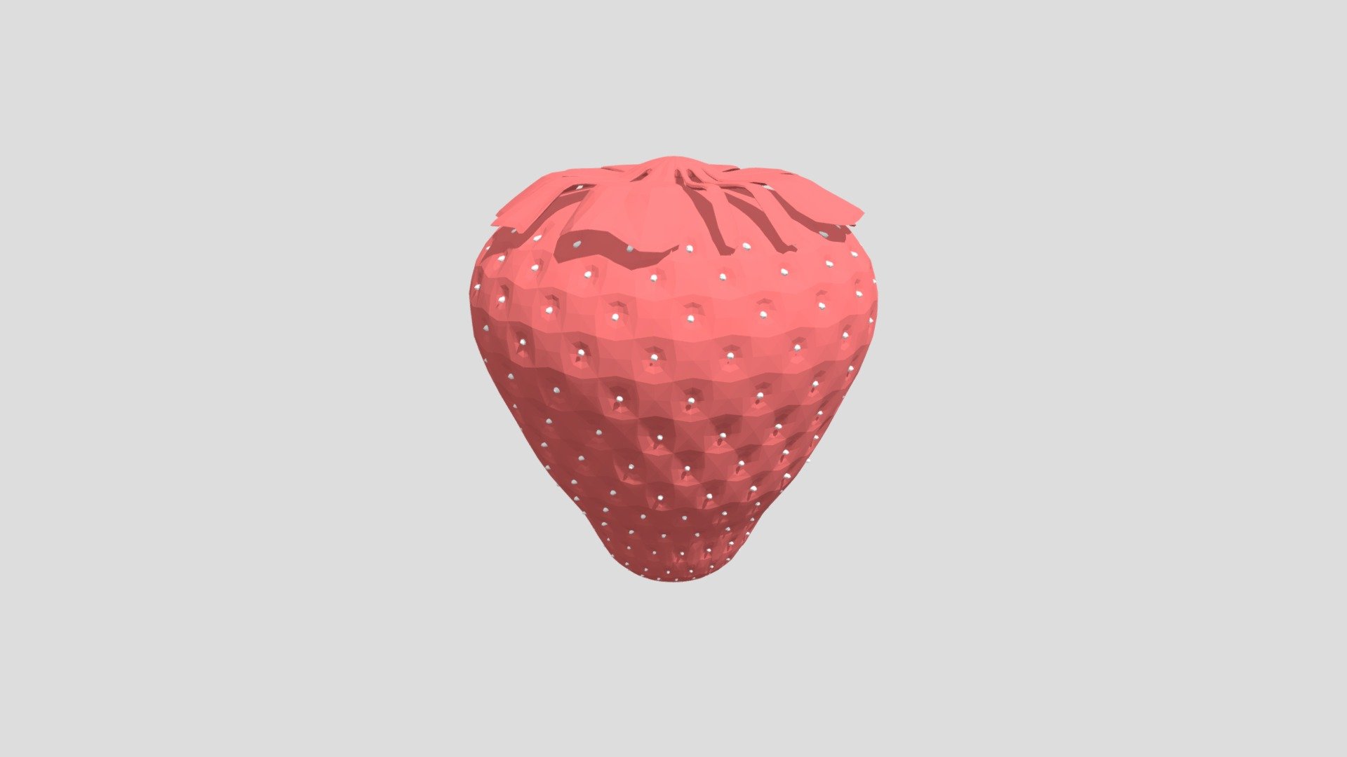 Strawberry from Poly by Google - Download Free 3D model by IronEqual ...