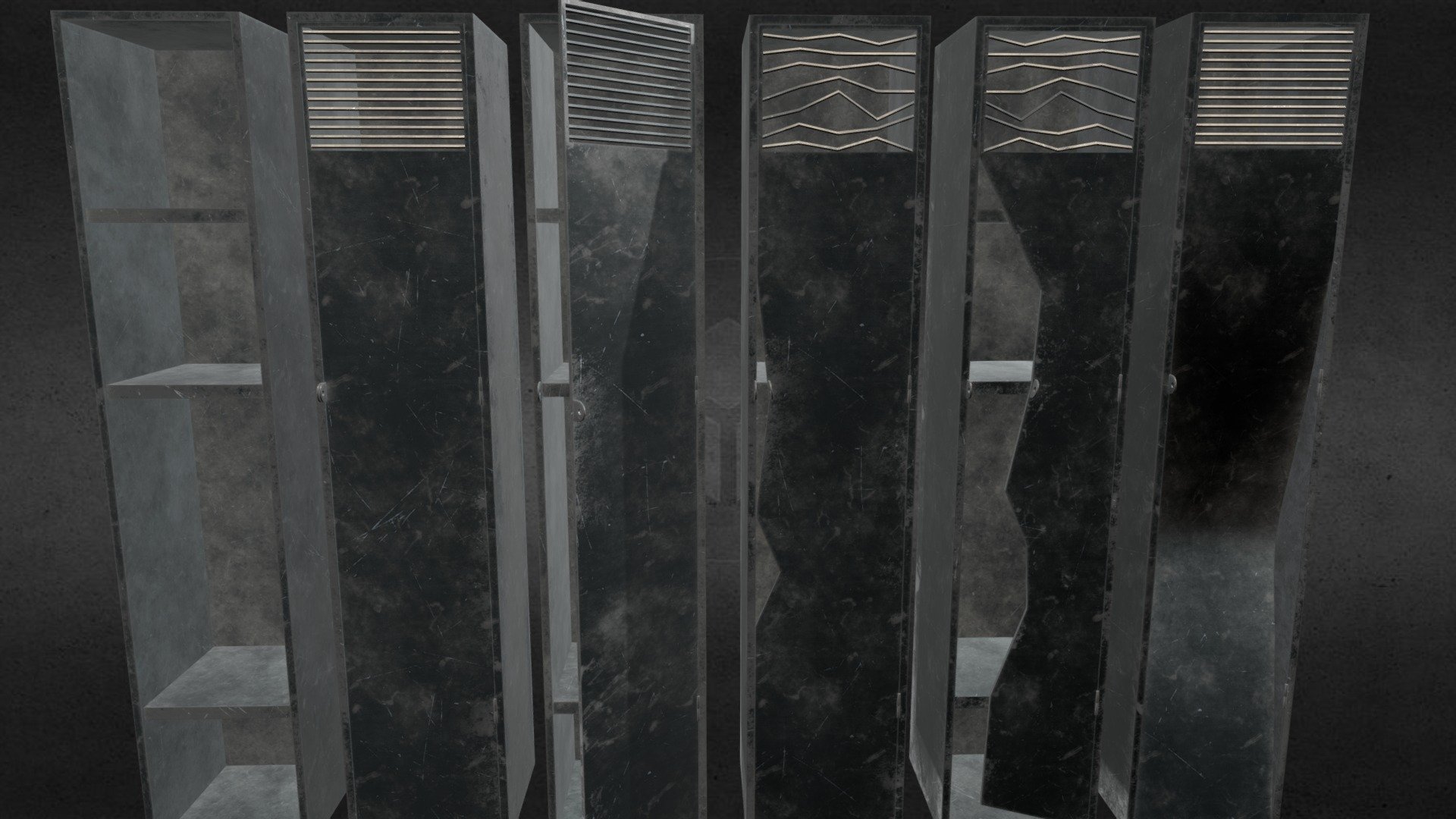 Lockers - Download Free 3D model by TheThorns (@TheDarknesss) [088b3a5 ...