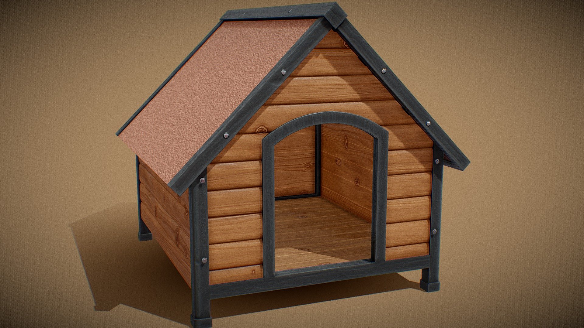 Dog House - Buy Royalty Free 3D model by Serhii3D [088b593] - Sketchfab ...