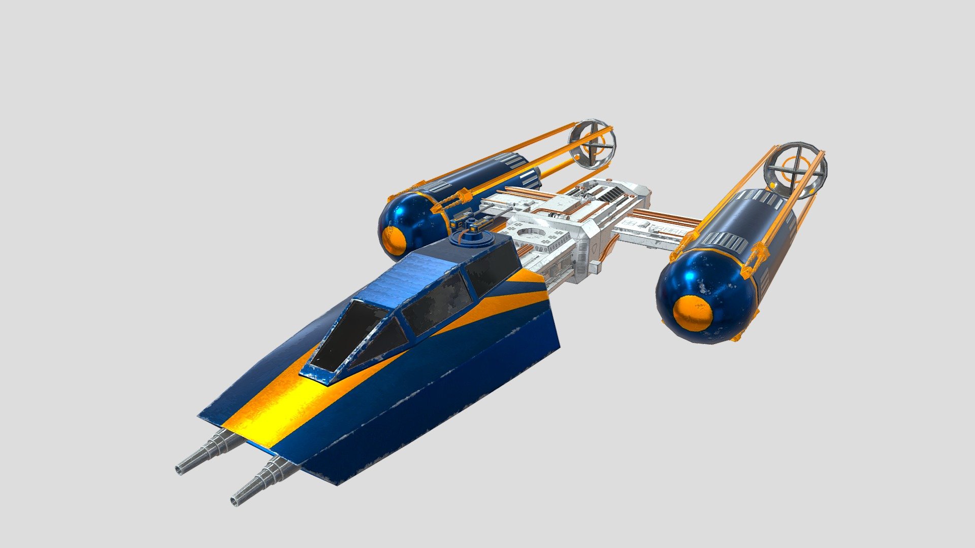 Y-Wing - Download Free 3D model by FrozenStrider [088c4ef] - Sketchfab