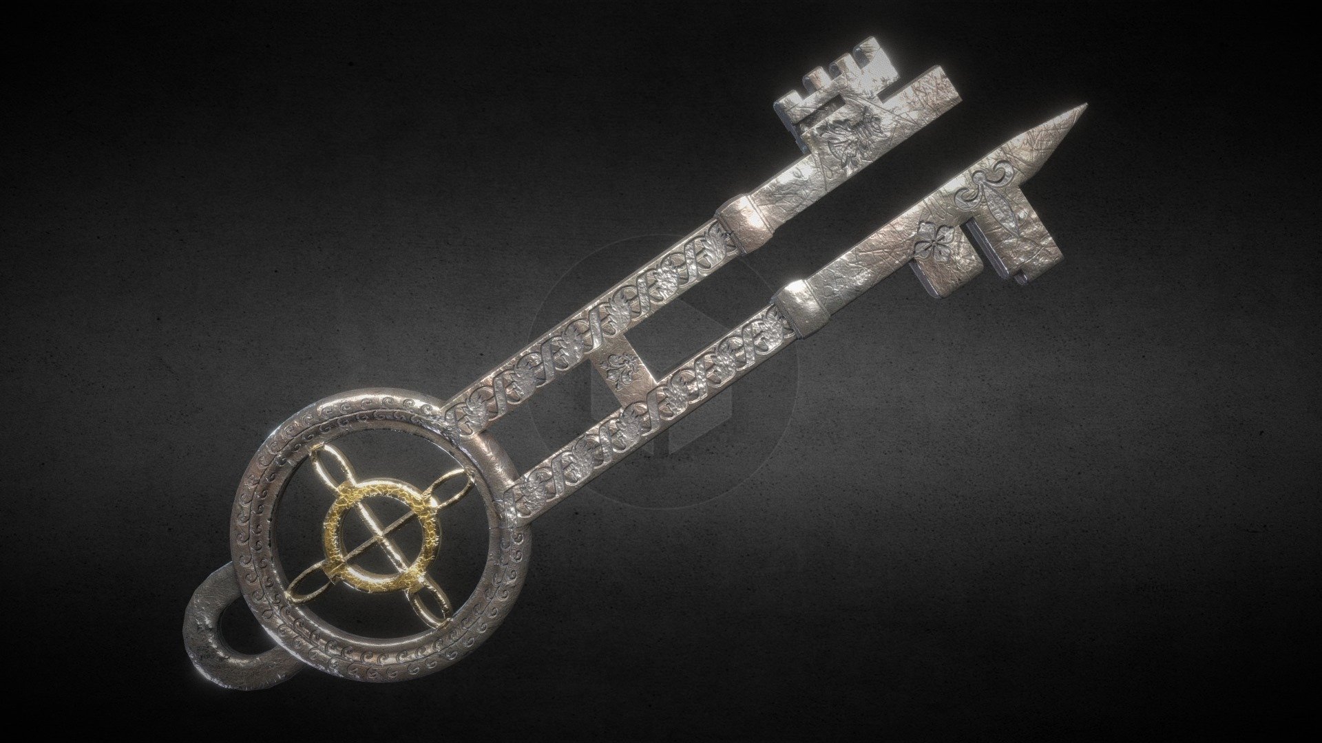Old key - Download Free 3D model by luizgu3d [088dd8b] - Sketchfab