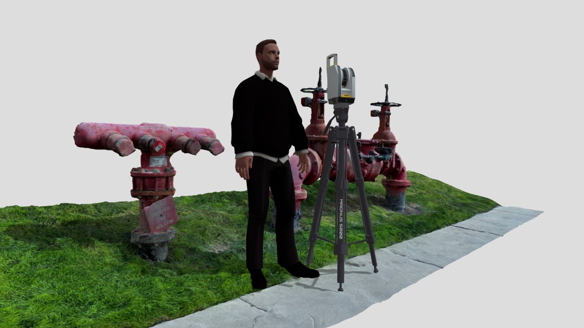 Trimble-X7- Vincent Scan Piping - Download Free 3D model by ...