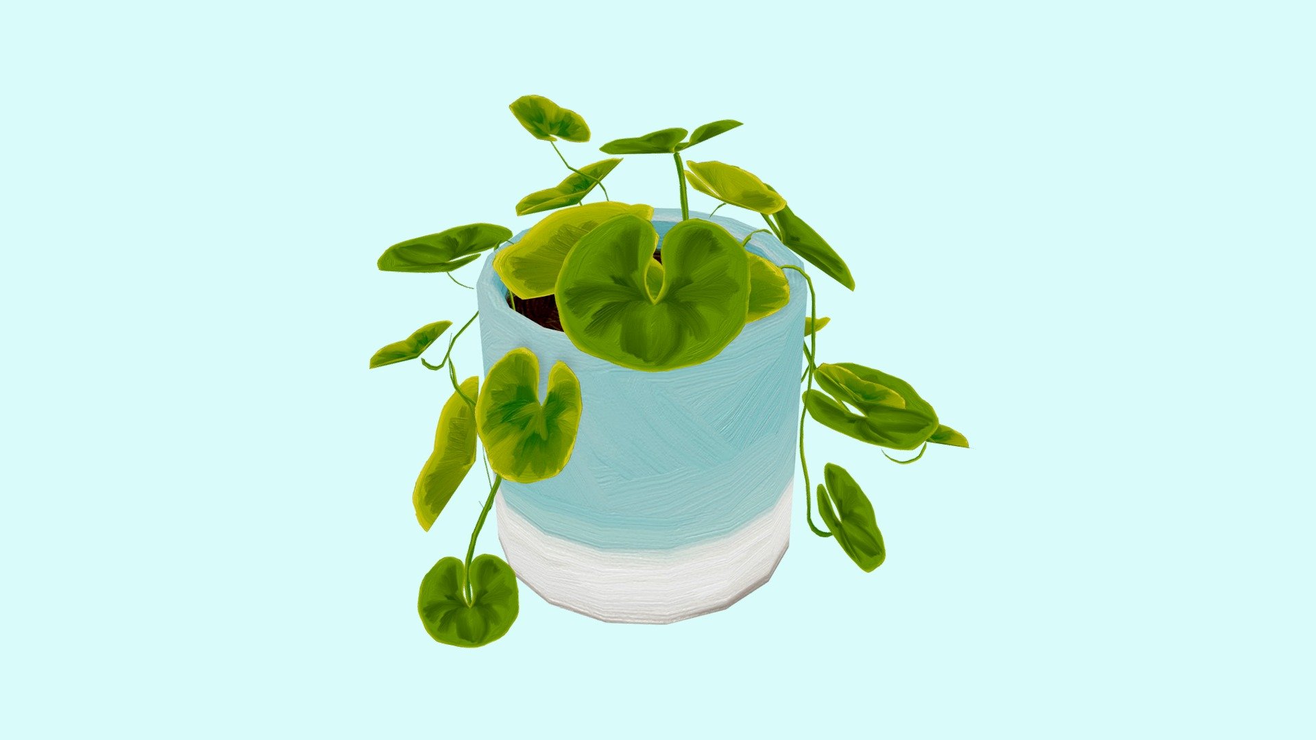 pot of native violets - Download Free 3D model by Teja Mae Godson ...