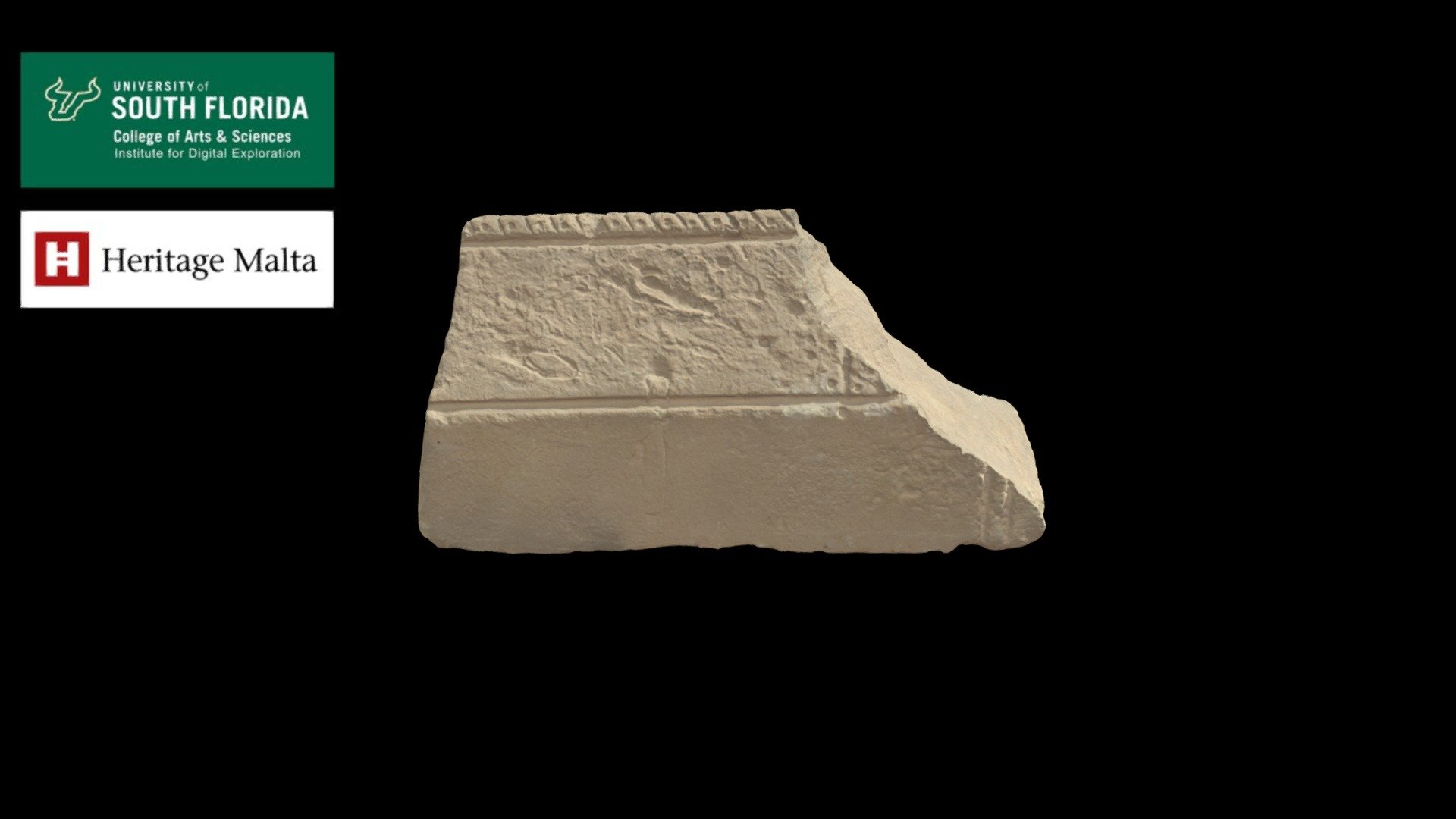 Gravestone II, 5 (right side) - 3D model by USF Institute for Digital ...