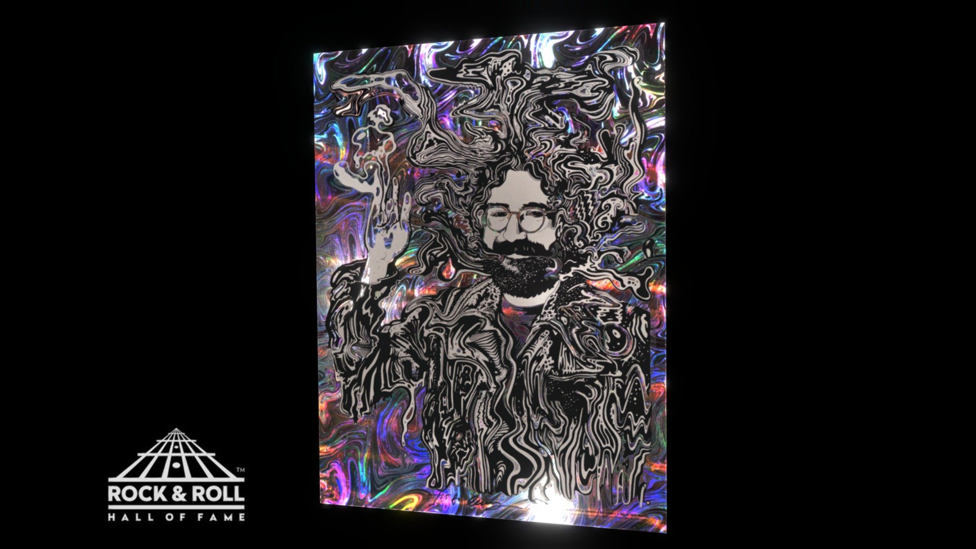 Jerry Garcia - Swirl 3 by Josua Levy - 3D model by Znyth Technologies ...