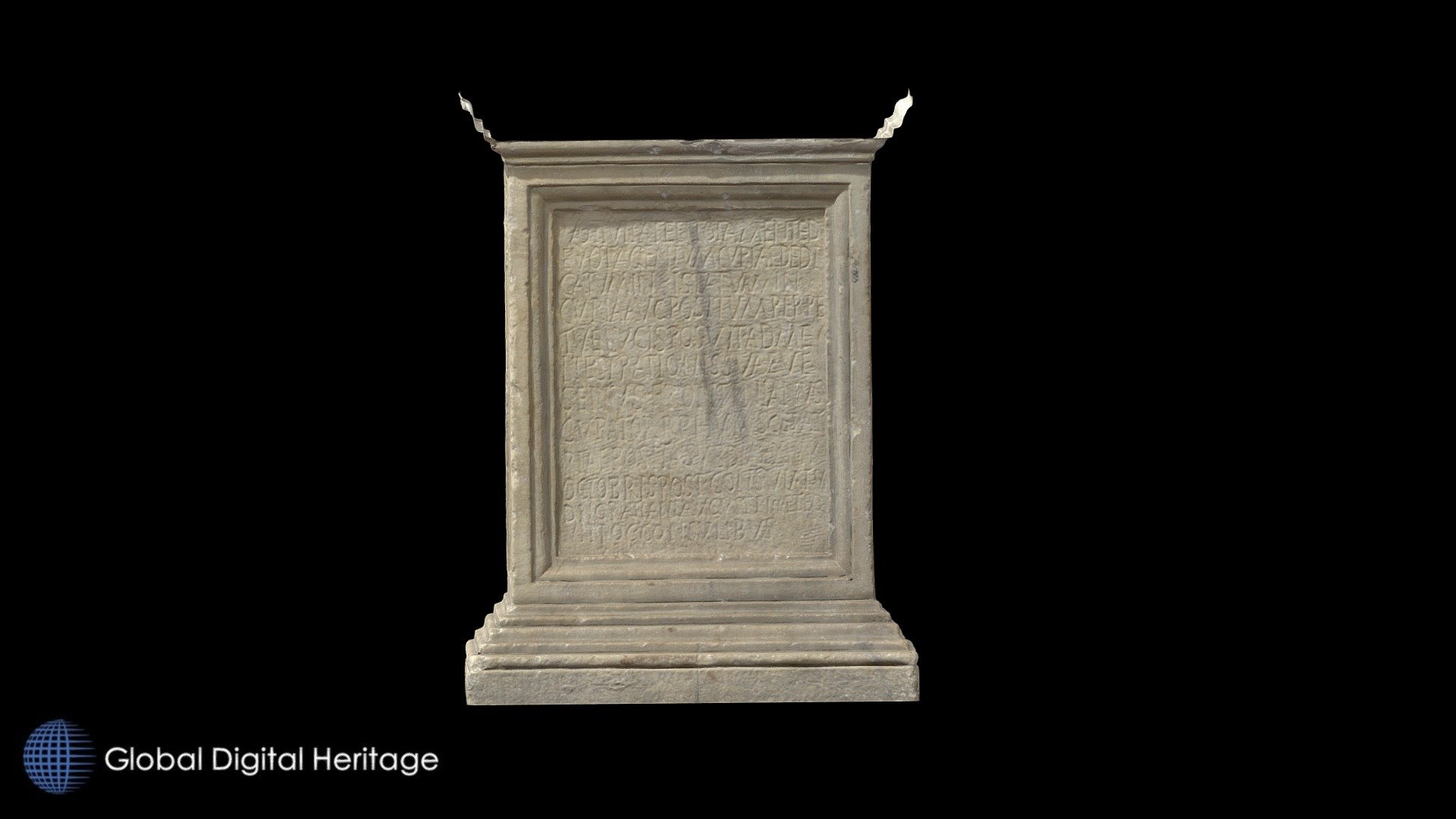 Stone Plinth - Download Free 3D model by Global Digital Heritage and ...