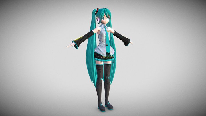 Vocaloid 3D models - Sketchfab