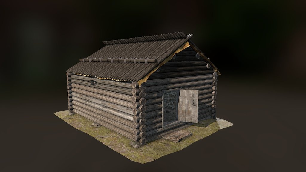 late medieval smoke cabin - 3D model by Aimo Rapo (@aimorapo) [0892760 ...