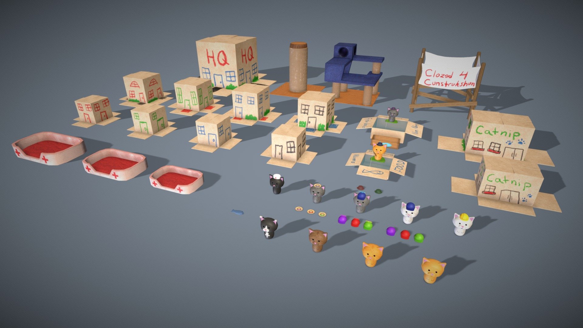 Catalyst Game 3D Assets - 3D model by Brie-ations (@Brieations ...
