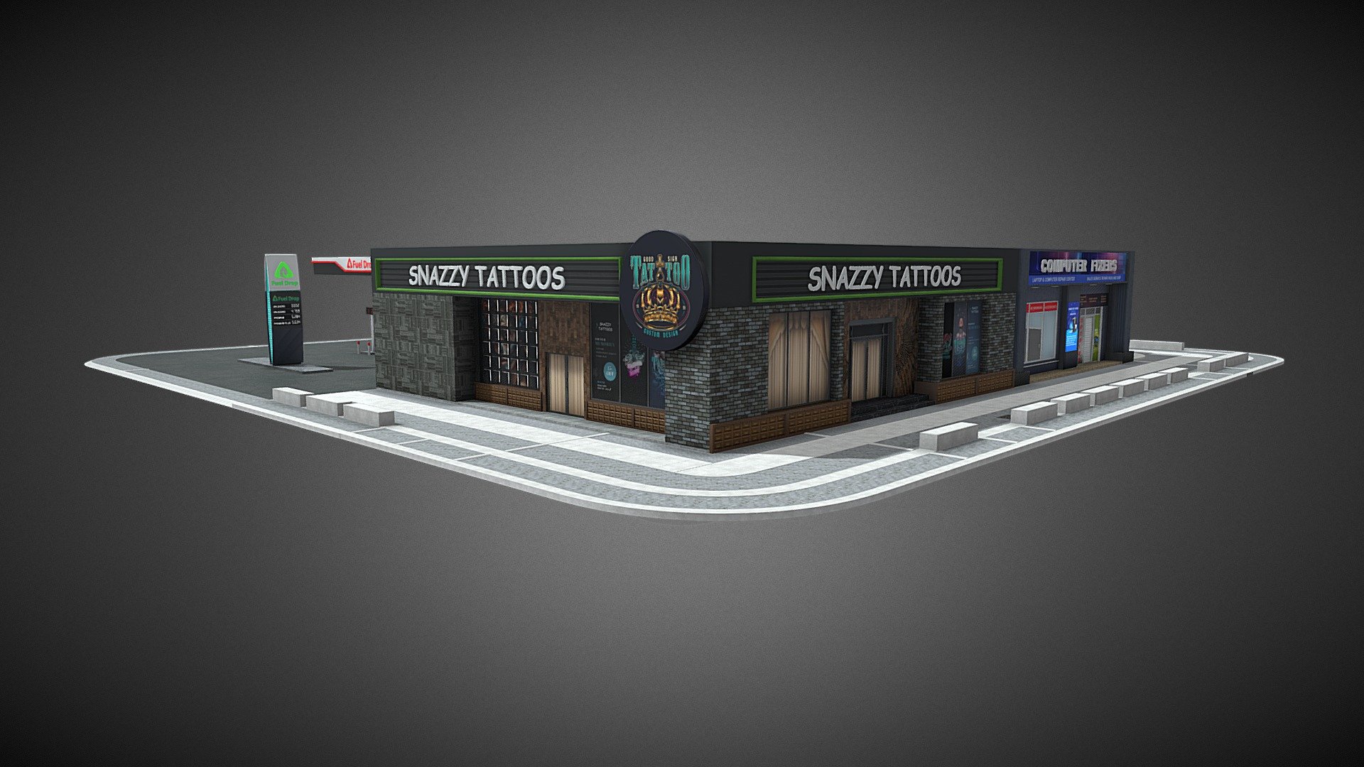 Store Front Pack 10 - Buy Royalty Free 3D model by Devden [08948c3 ...