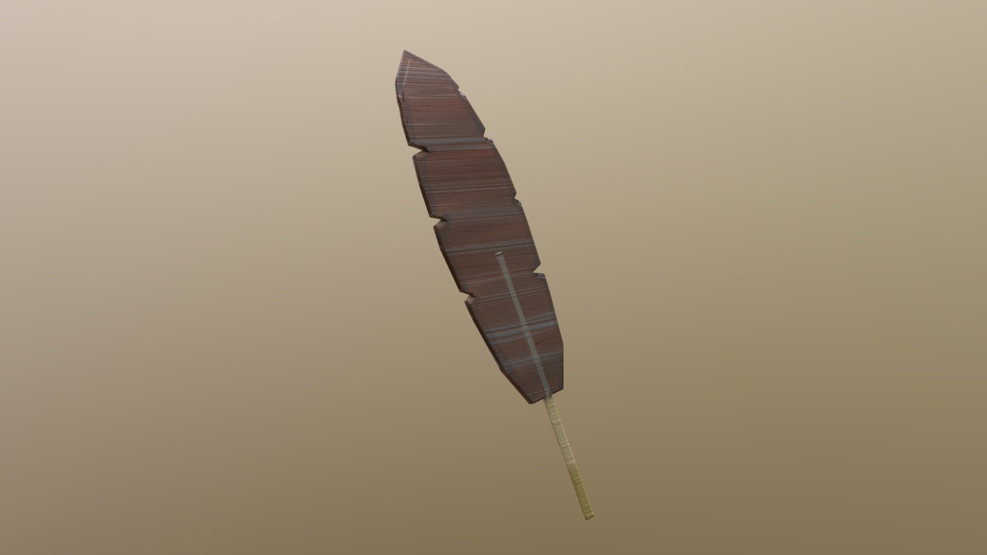 Feather - 3D model by Jacob (@JacobBaggs) [08954ab] - Sketchfab
