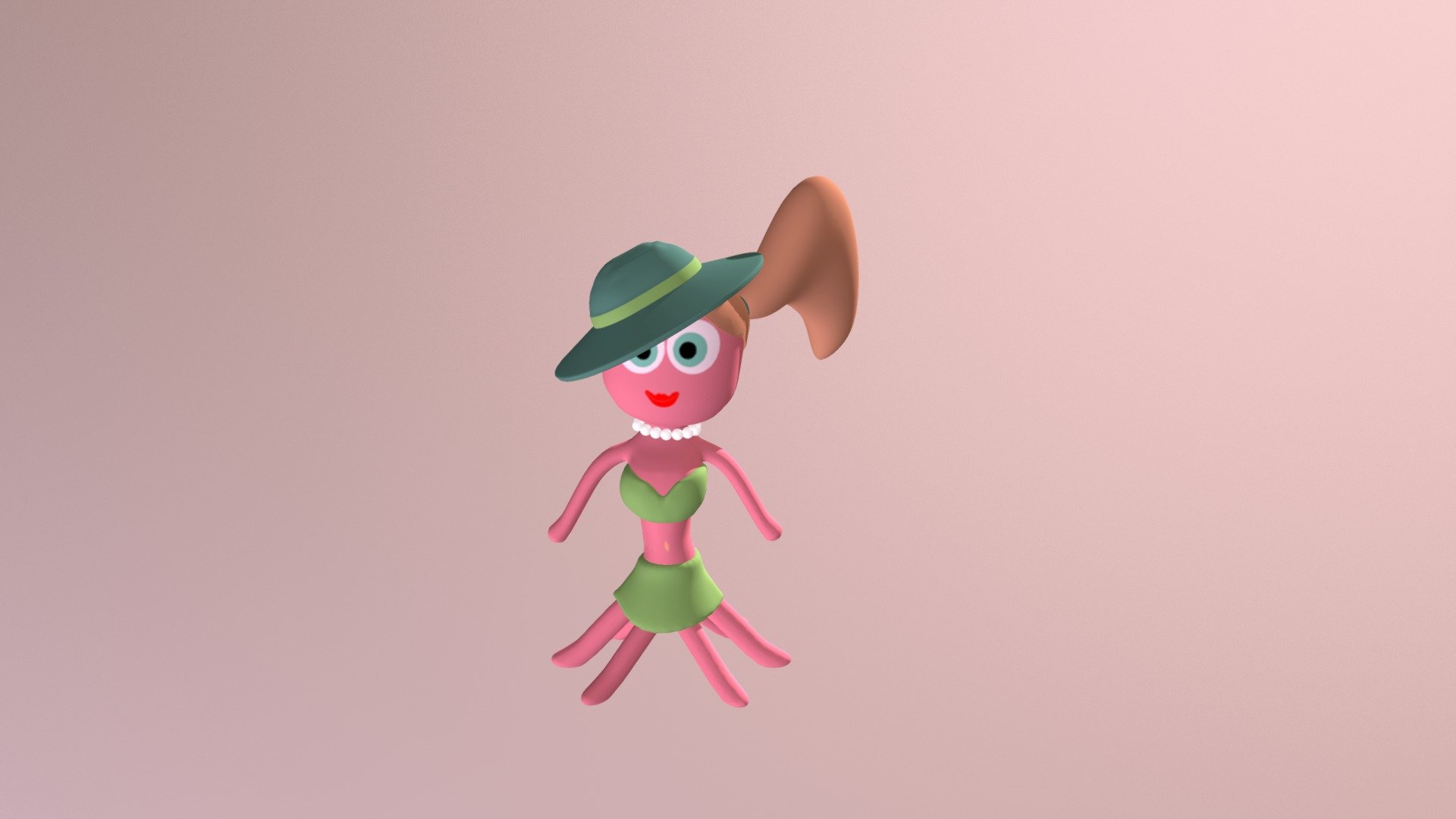 Octavia the Octopus - 3D model by Liz Elliot (@lizelliot) [0896aa1 ...