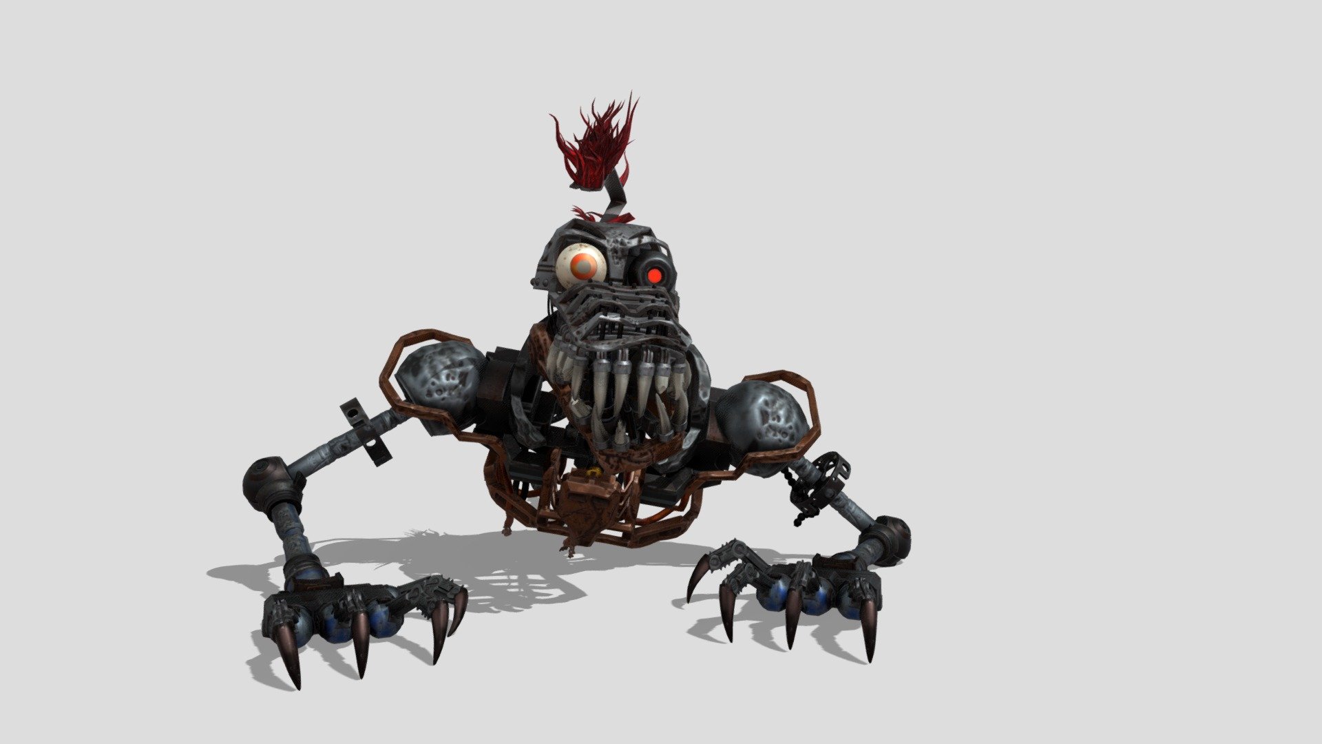 FNAF: Security Breach Ruin | Ruin Monty - Download Free 3D model by ...