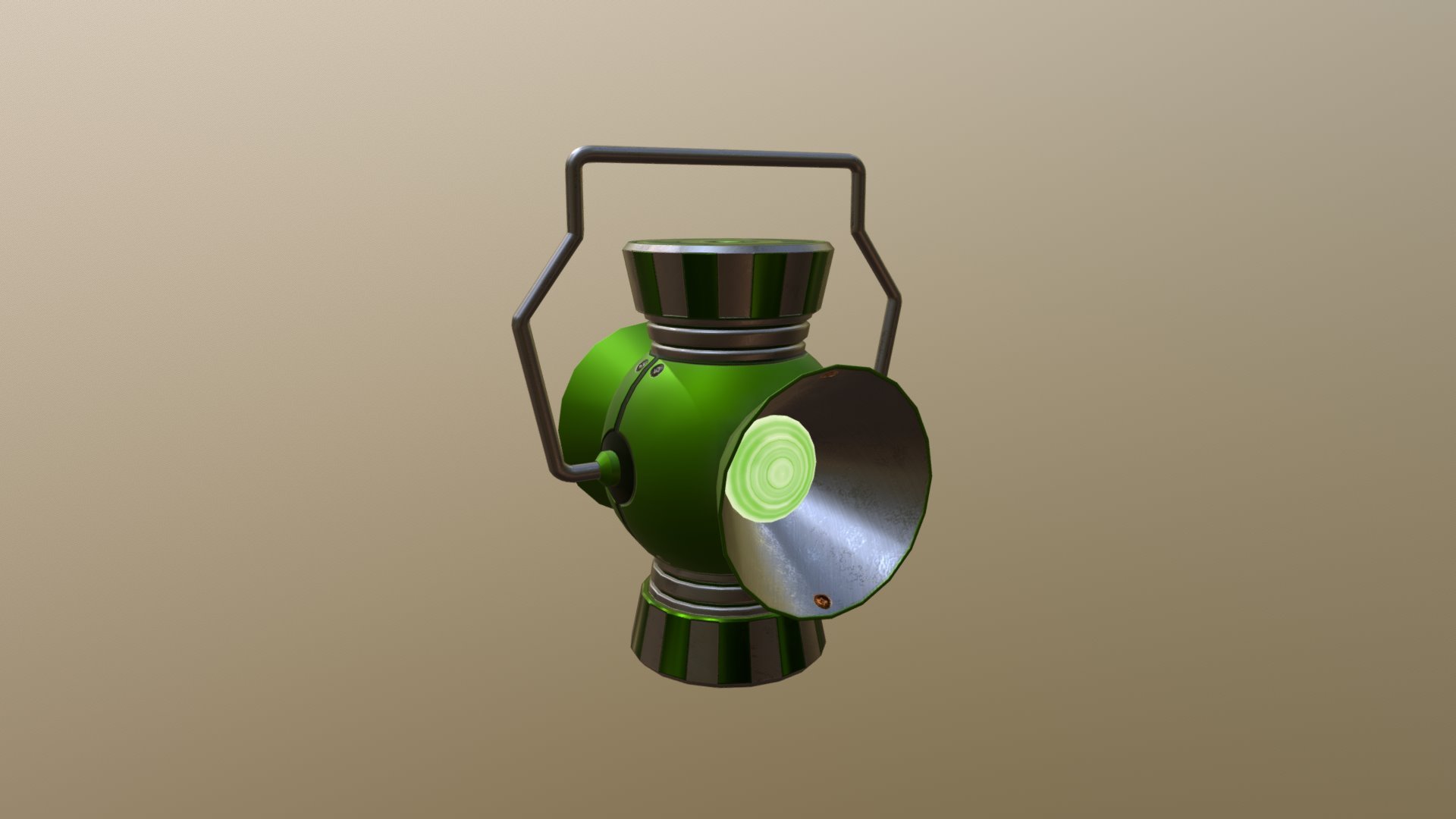 Green Lantern Power Battery - 3D model by Rob Hinde (@gdgalevel3 ...