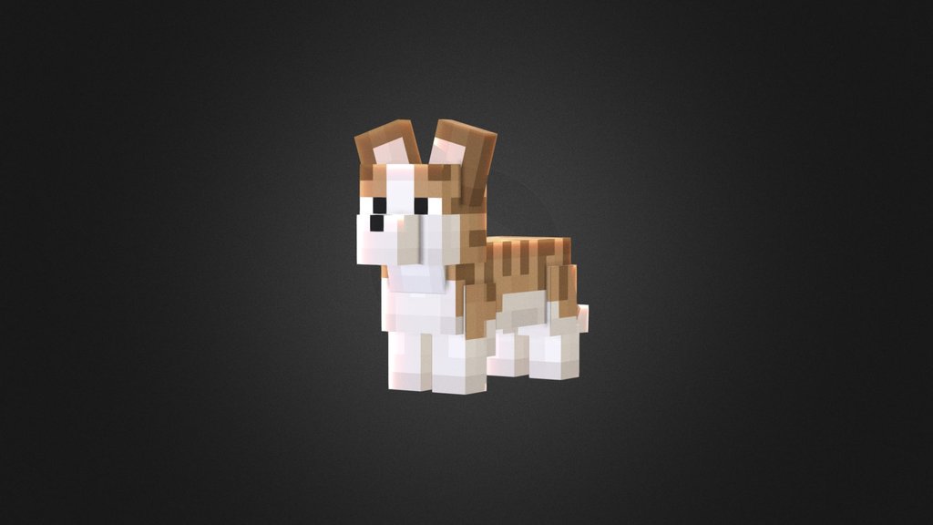 Minecraft Dog Breeds - A 3D model collection by jessdragon12 - Sketchfab