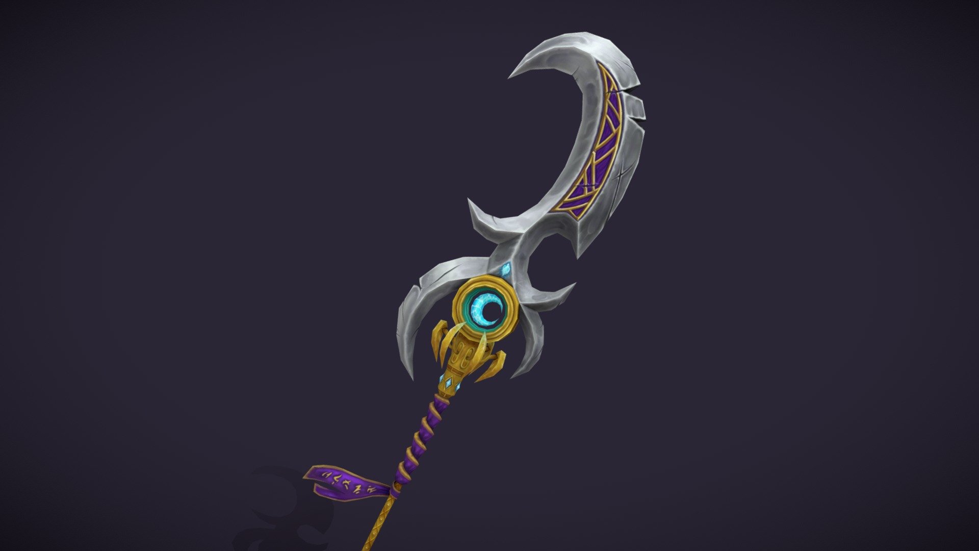 Night Elf Blade - Weaponcraft Assignment - 3D model by alexerhart ...