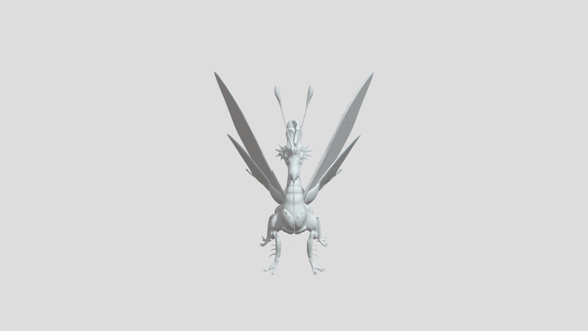 Butterdragon WIP - 3D model by James Surman (@JS231972) [089d628 ...