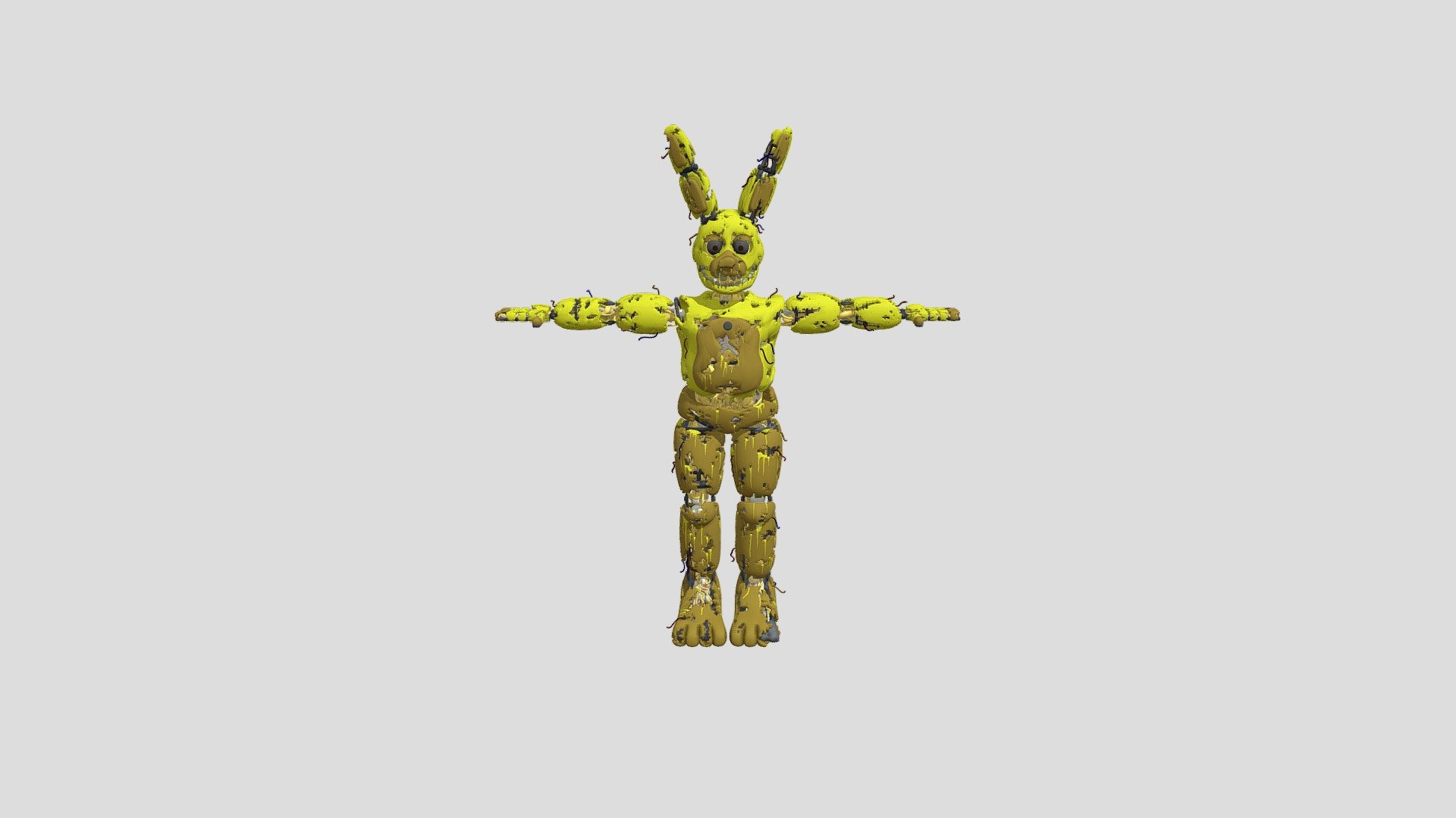 Springtrap - 3D model by Fazbear Entertainment (@shane.bevins) [089ddcd ...