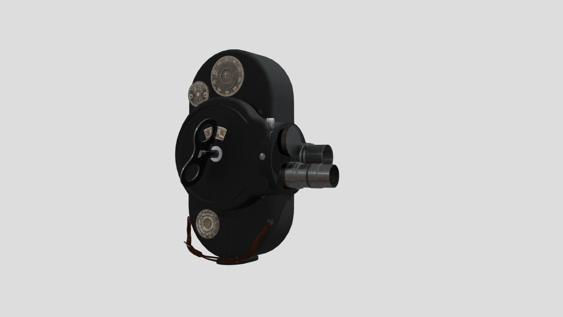 Càmera cinematogràfica Bell & Howell, Filmo 70D - 3D model by Museu del ...