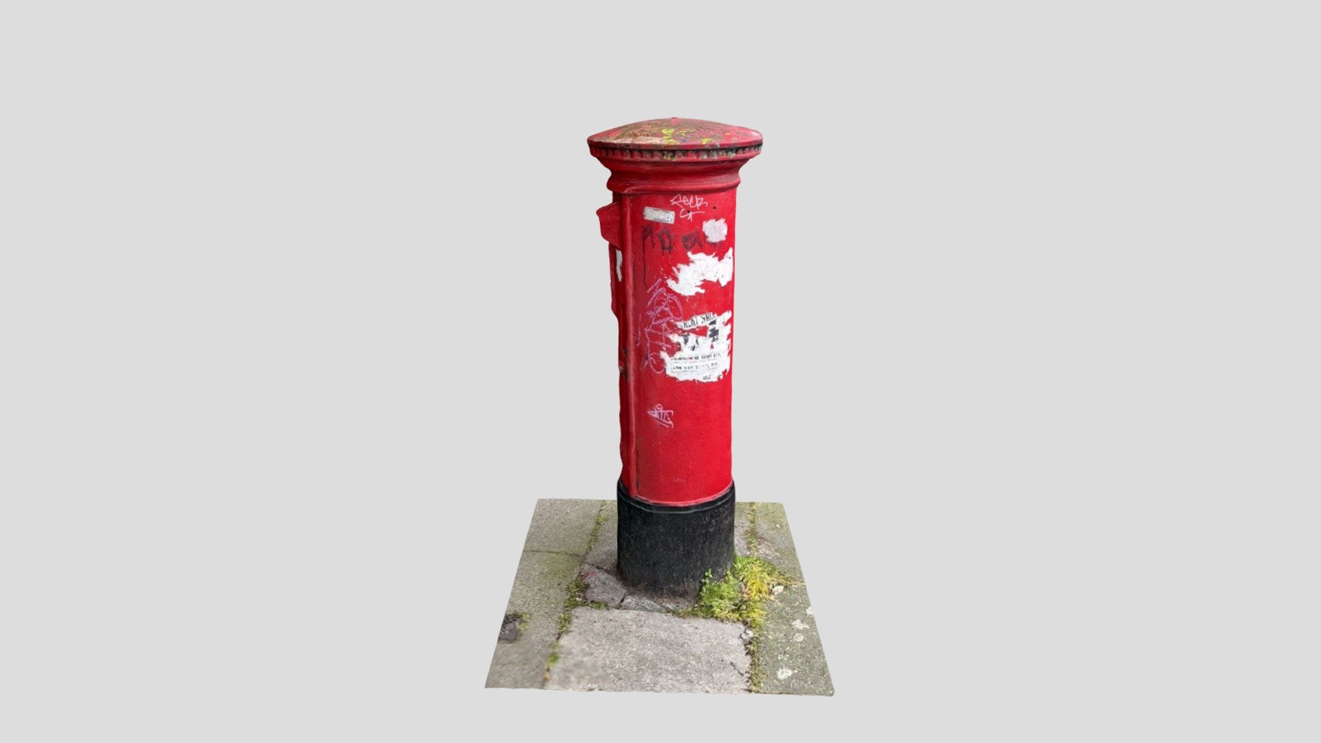 Post box UK - Download Free 3D model by robertaworkjr [089ef57] - Sketchfab