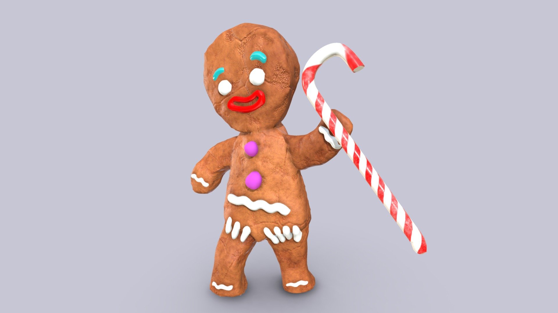 Gingerbread man - 3D model by Cristian Brevis Acevedo (@cbrevis ...
