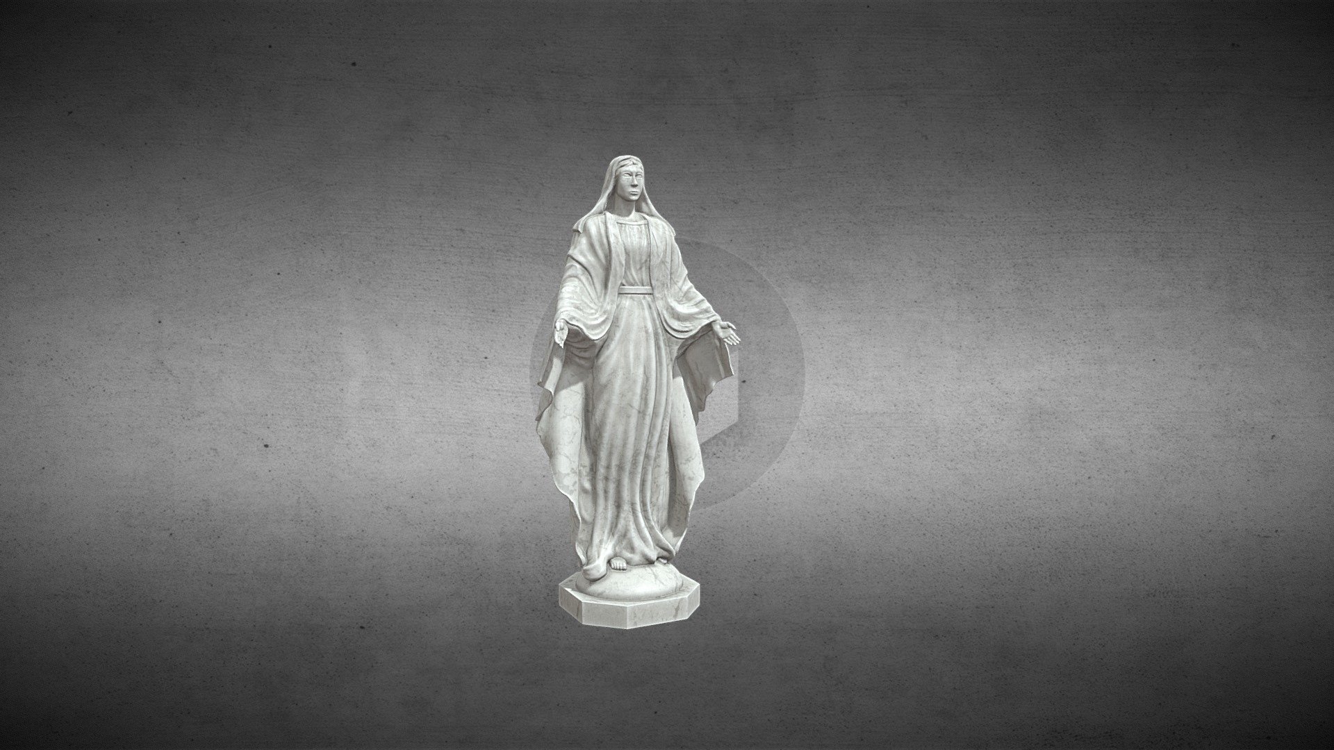 Virgin Mary - 3D model by Dr-leon-CR [089fde2] - Sketchfab