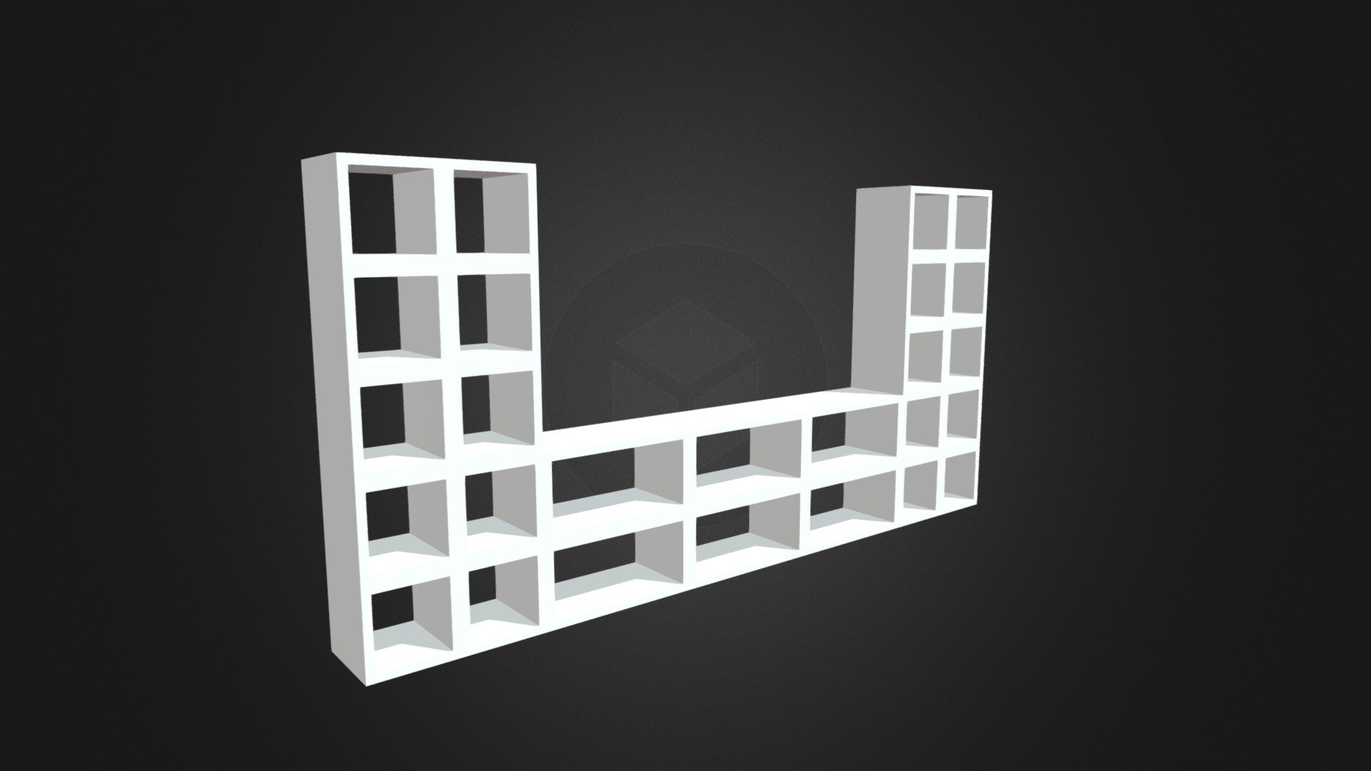 Living Room Shelf - 3D model by RCGA Prods (@rcgaprods) [08a0137] - Sketchfab
