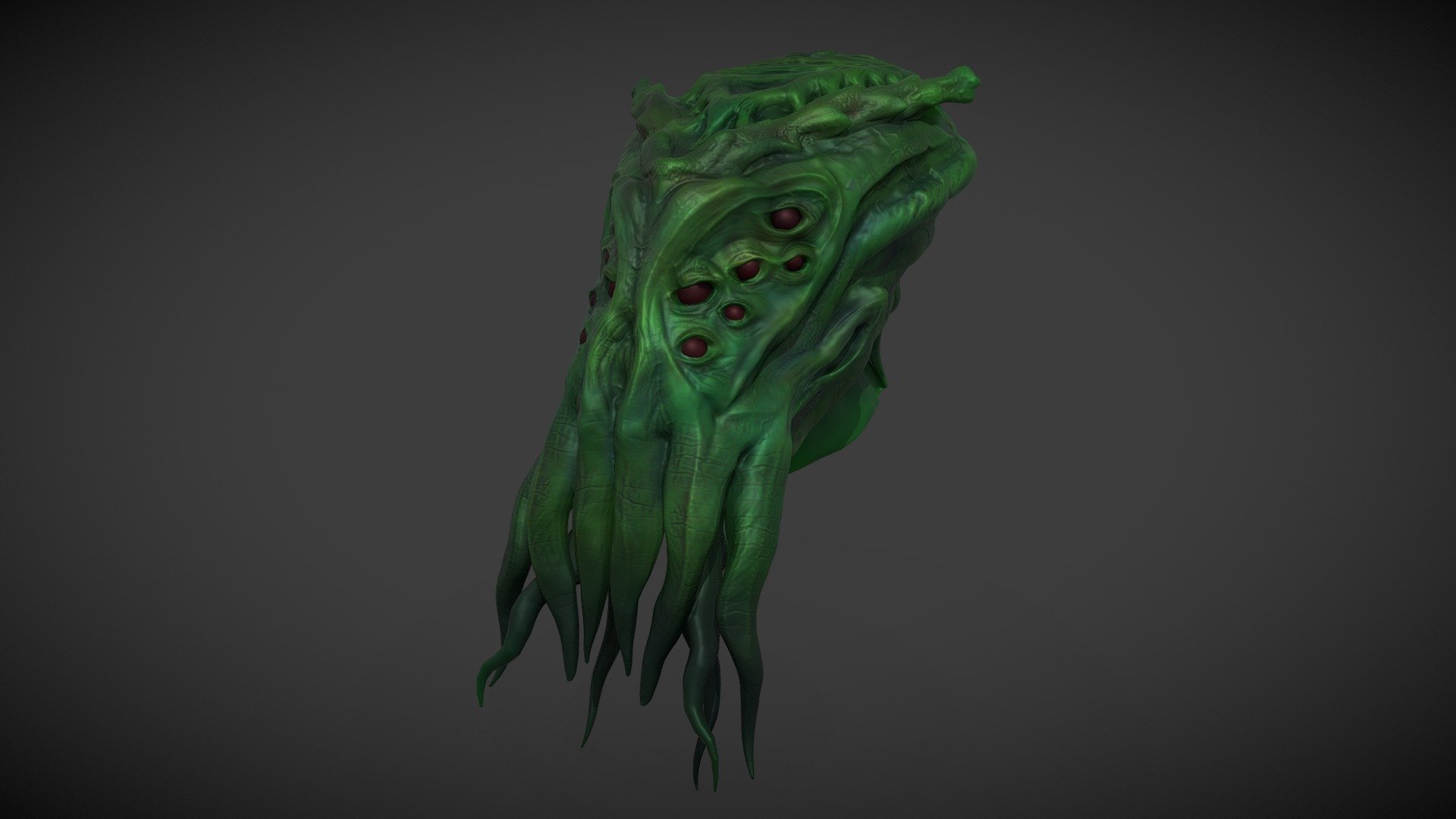 Cthulhu concept - 3D model by fdiasdesign [08a2307] - Sketchfab