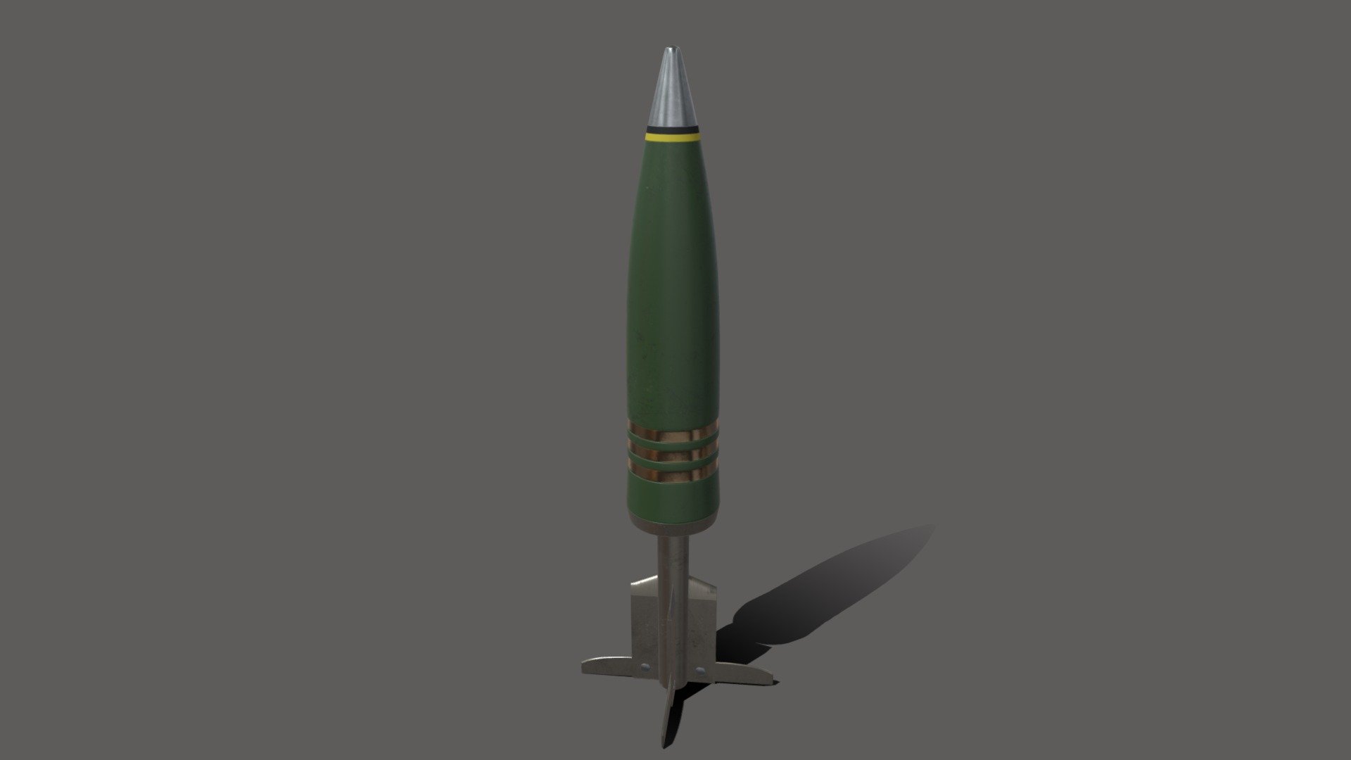 Tank Projectile - Download Free 3D model by Alexander Poulyanin ...