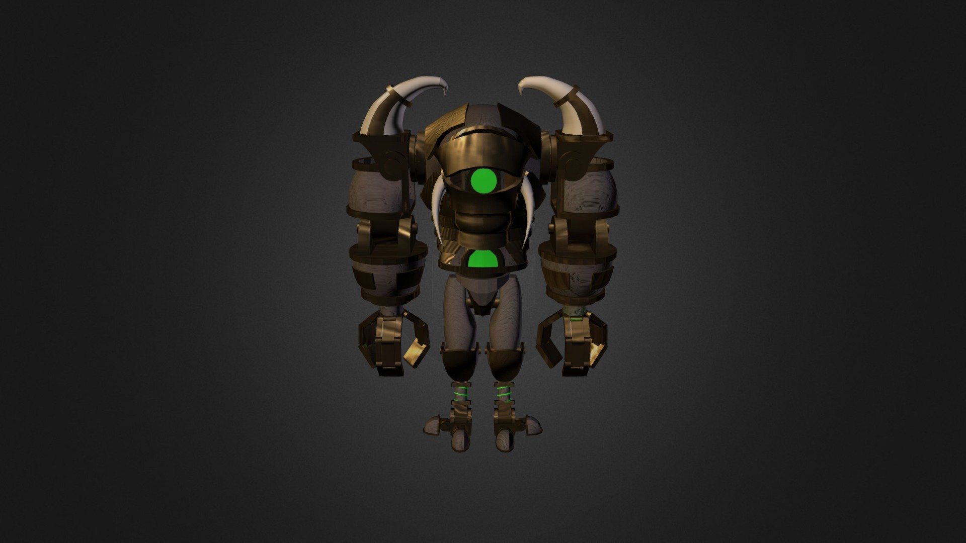 Armoured Walker - First Attempt - 3D model by swattona [08a3d3b ...