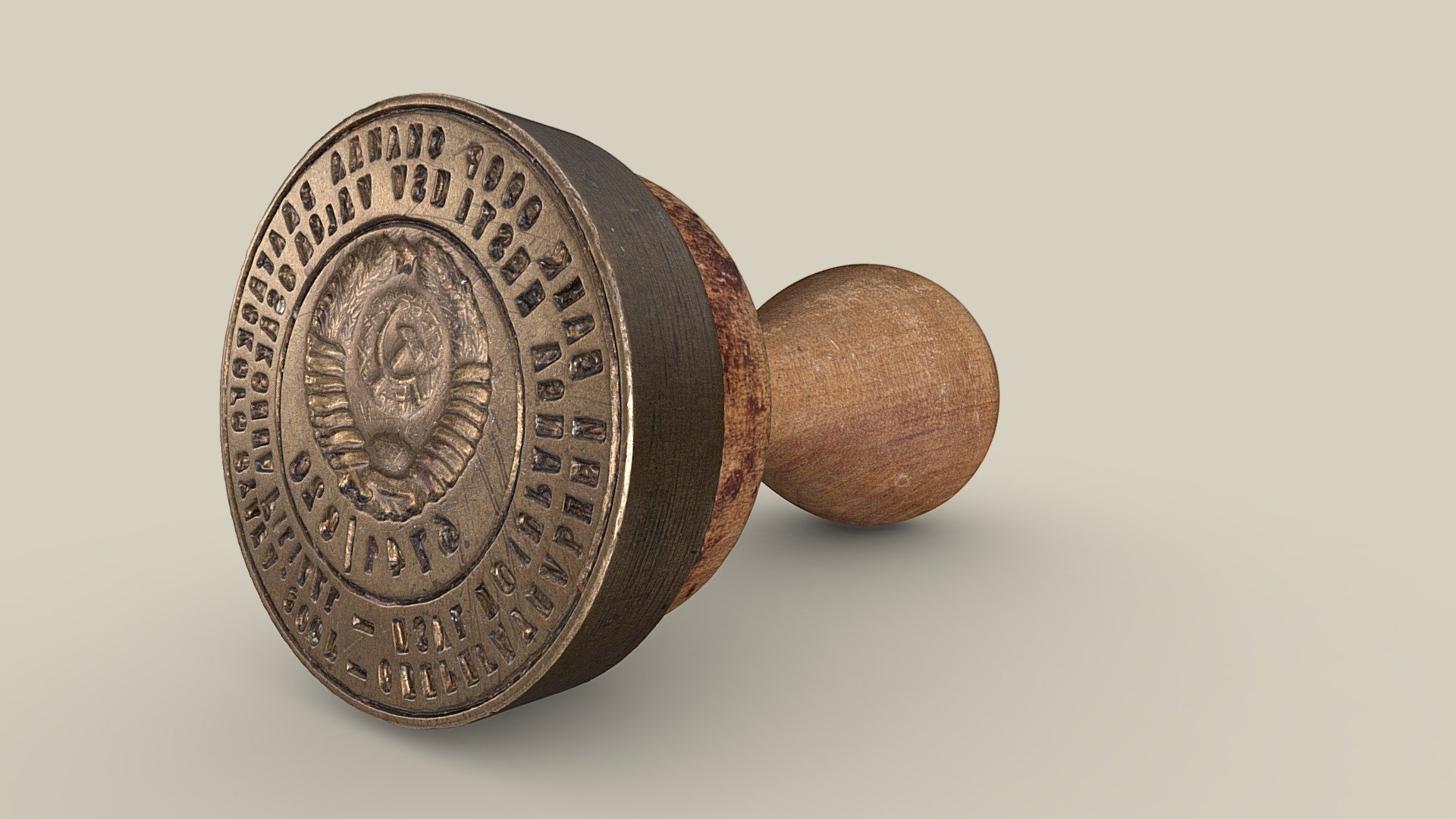 Stamp seal - Buy Royalty Free 3D model by noe-3d.at (@www.noe-3d.at ...