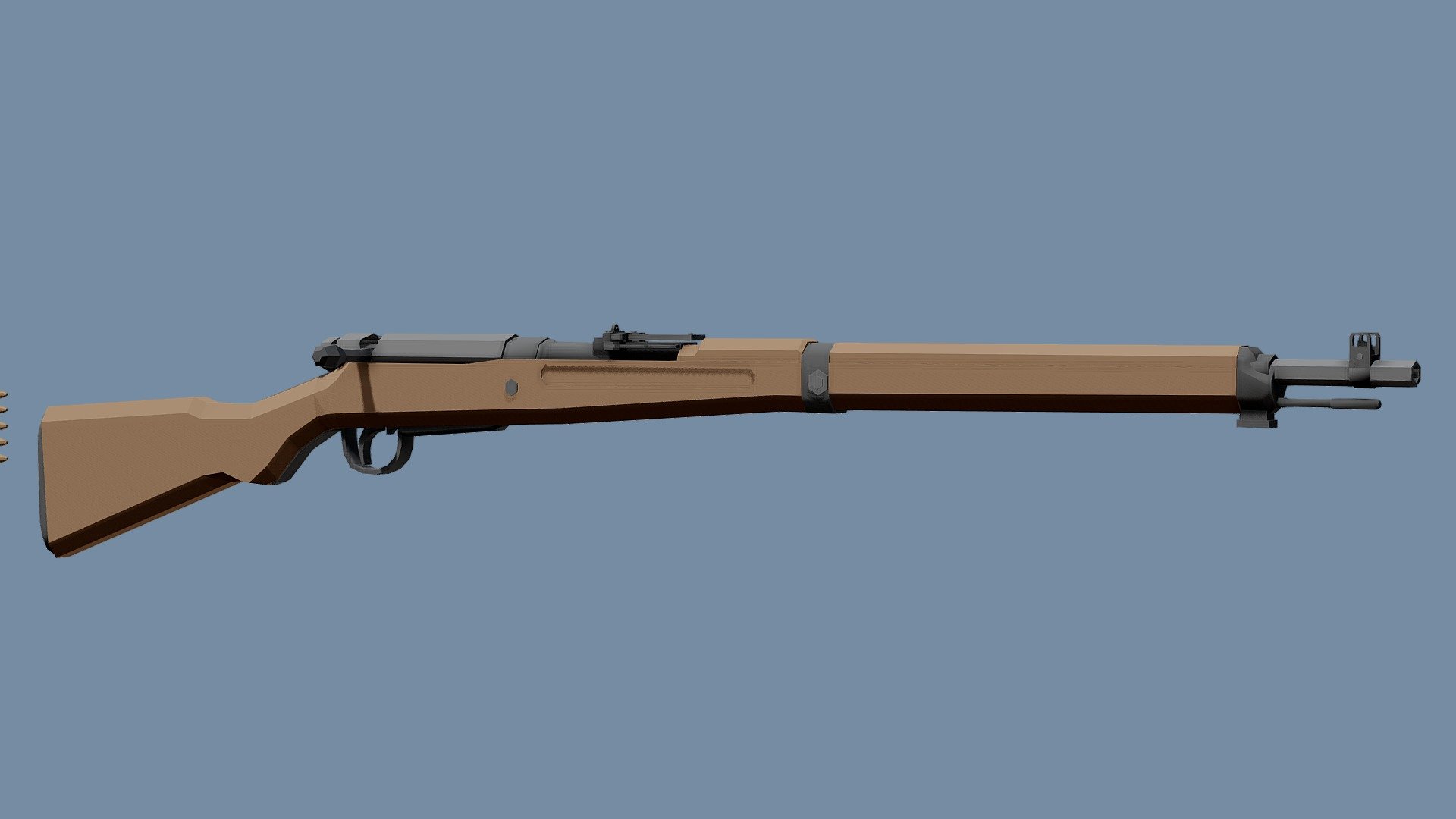 Low-Poly Arisaka Type 99 - Download Free 3D model by TastyTony [08a6005 ...